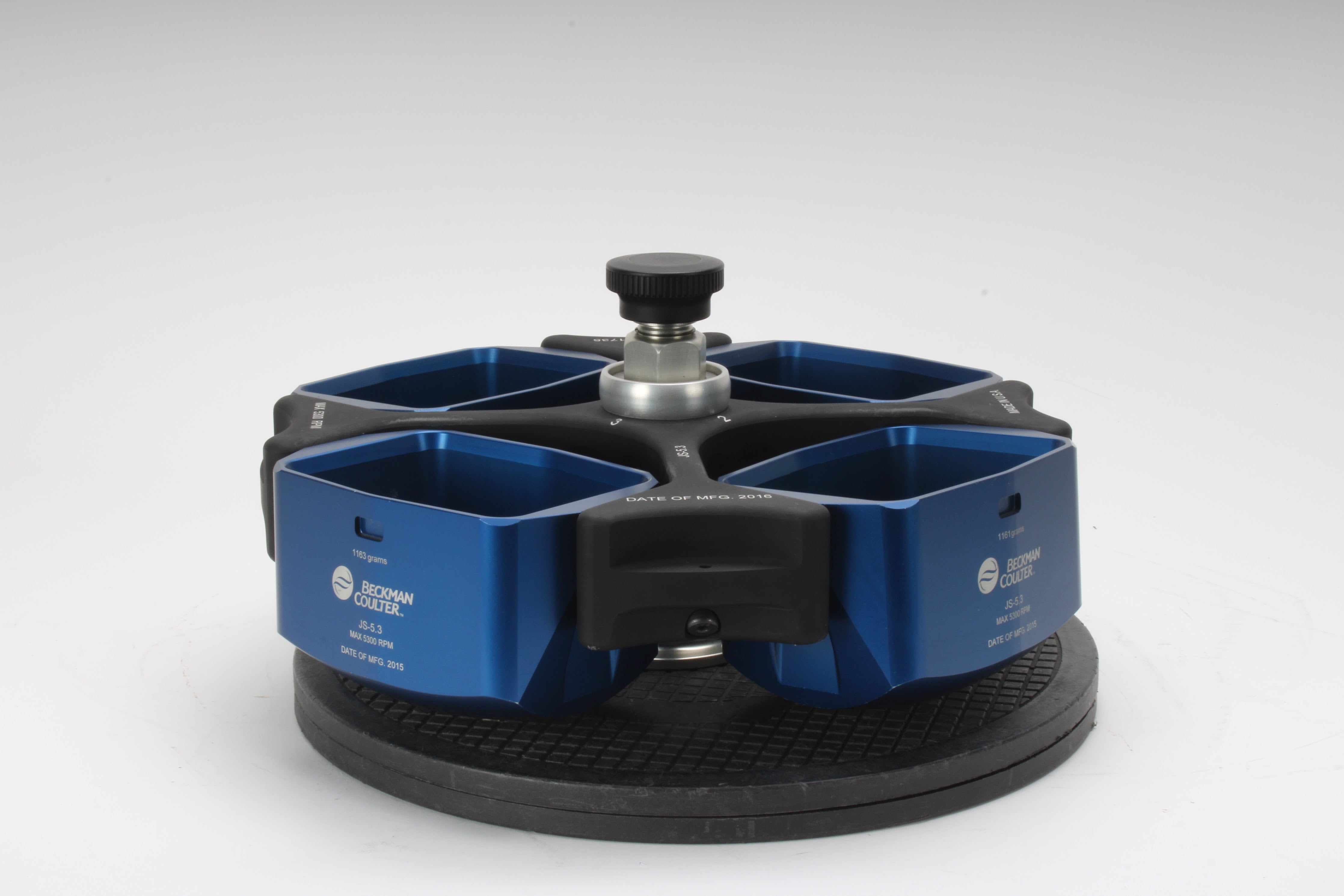 Beckman Coulter JS-5.3 Swinging Bucket Rotor With 4x 1163 Grams Swing ...