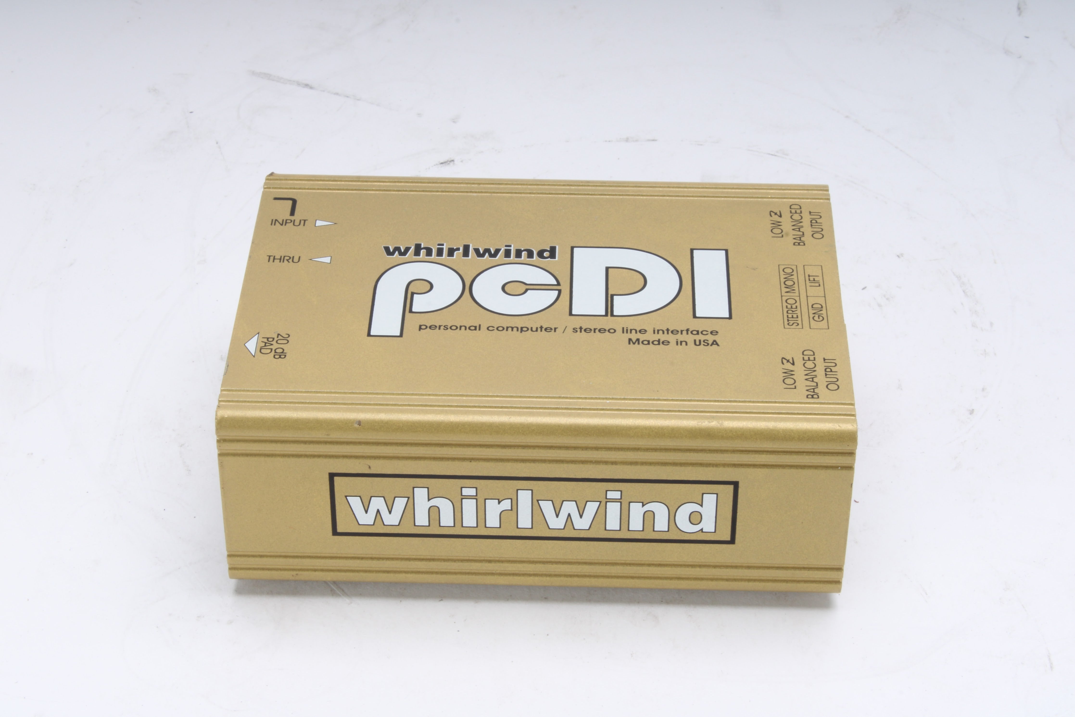 Whirlwind PCDI Passive Double Direct Box With RCA - AS IS – NTC Tech