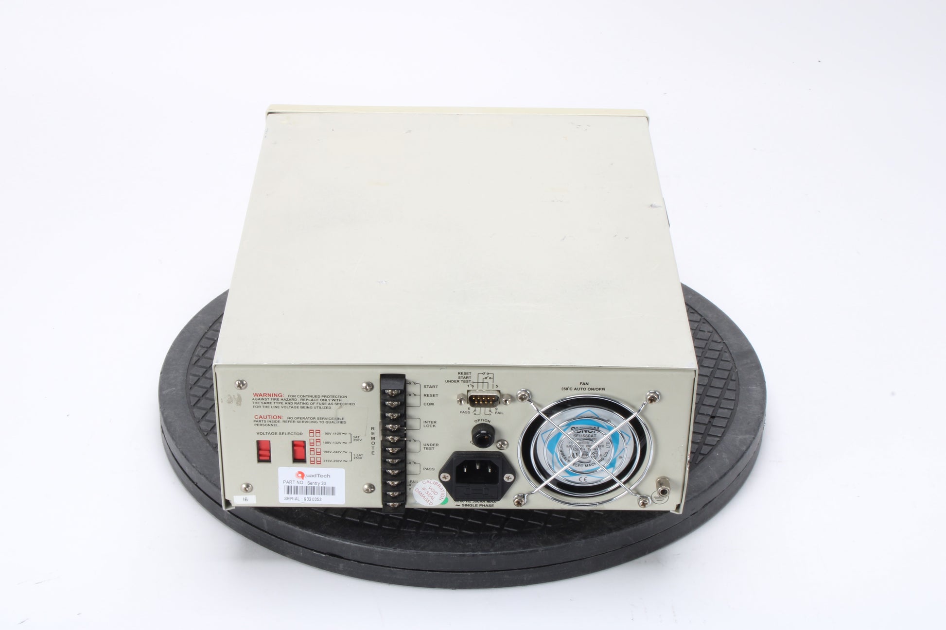 QuadTech Sentry 30 AC/DC/IR Hipot Tester – NTC Tech