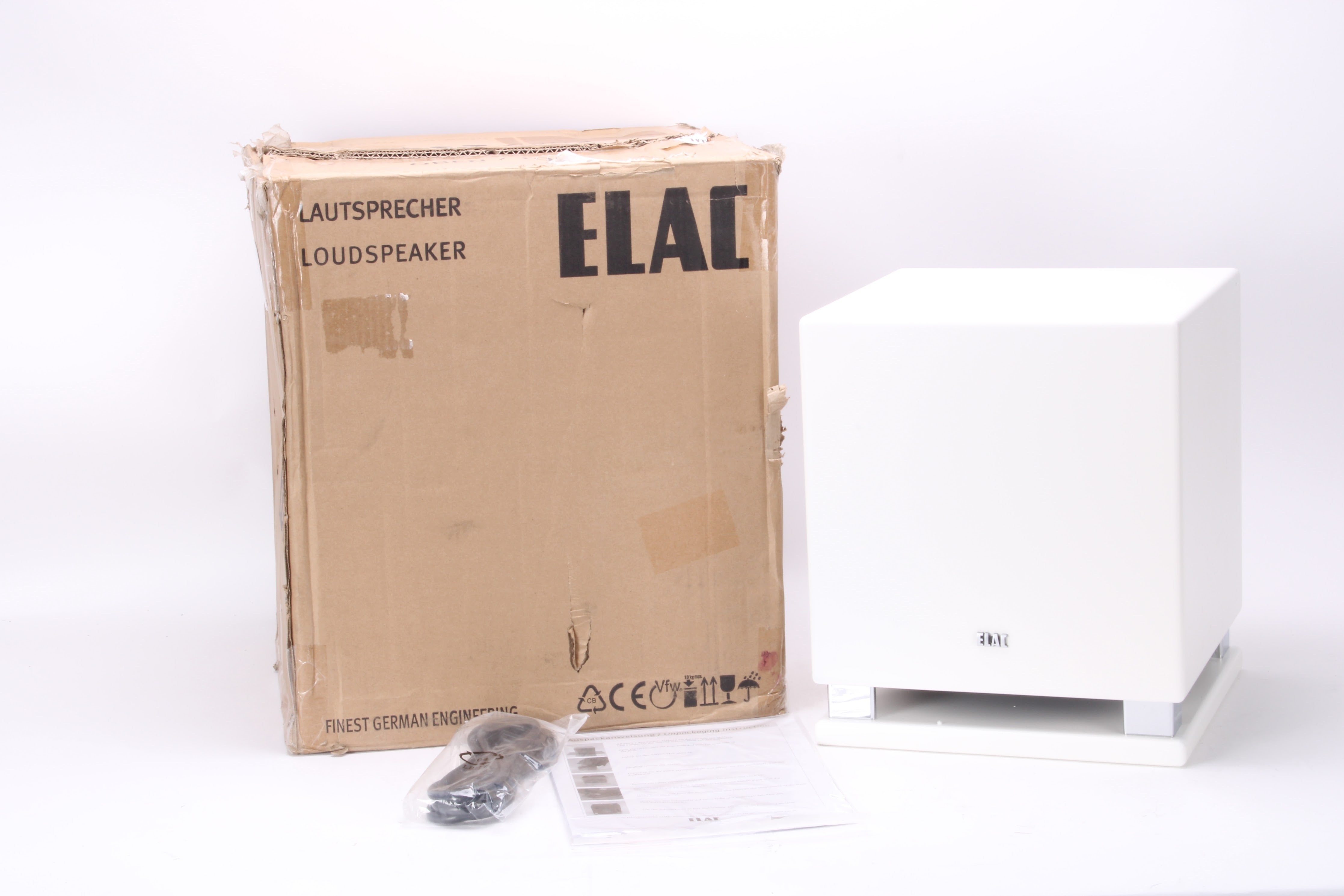 ELAC SUB 2030 High Performance Subwoofer With Power Cable, and Accesso – NTC Tech