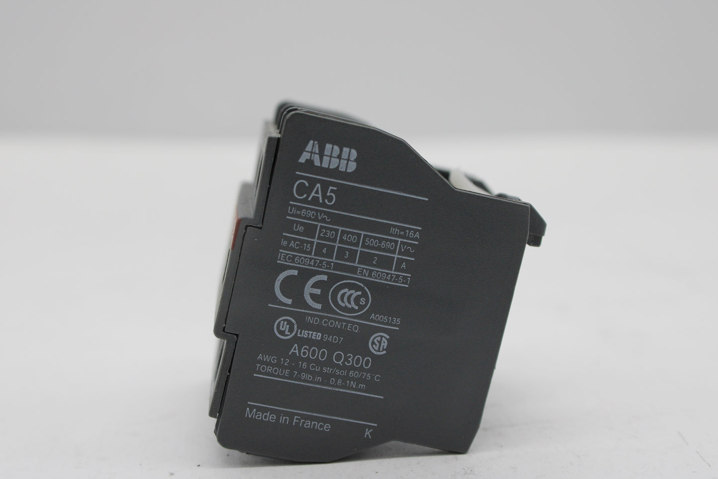 ABB CA5-22M Auxiliary Contact Block / Front Mount Blocks, 2NO-2NC CA5 – NTC Tech