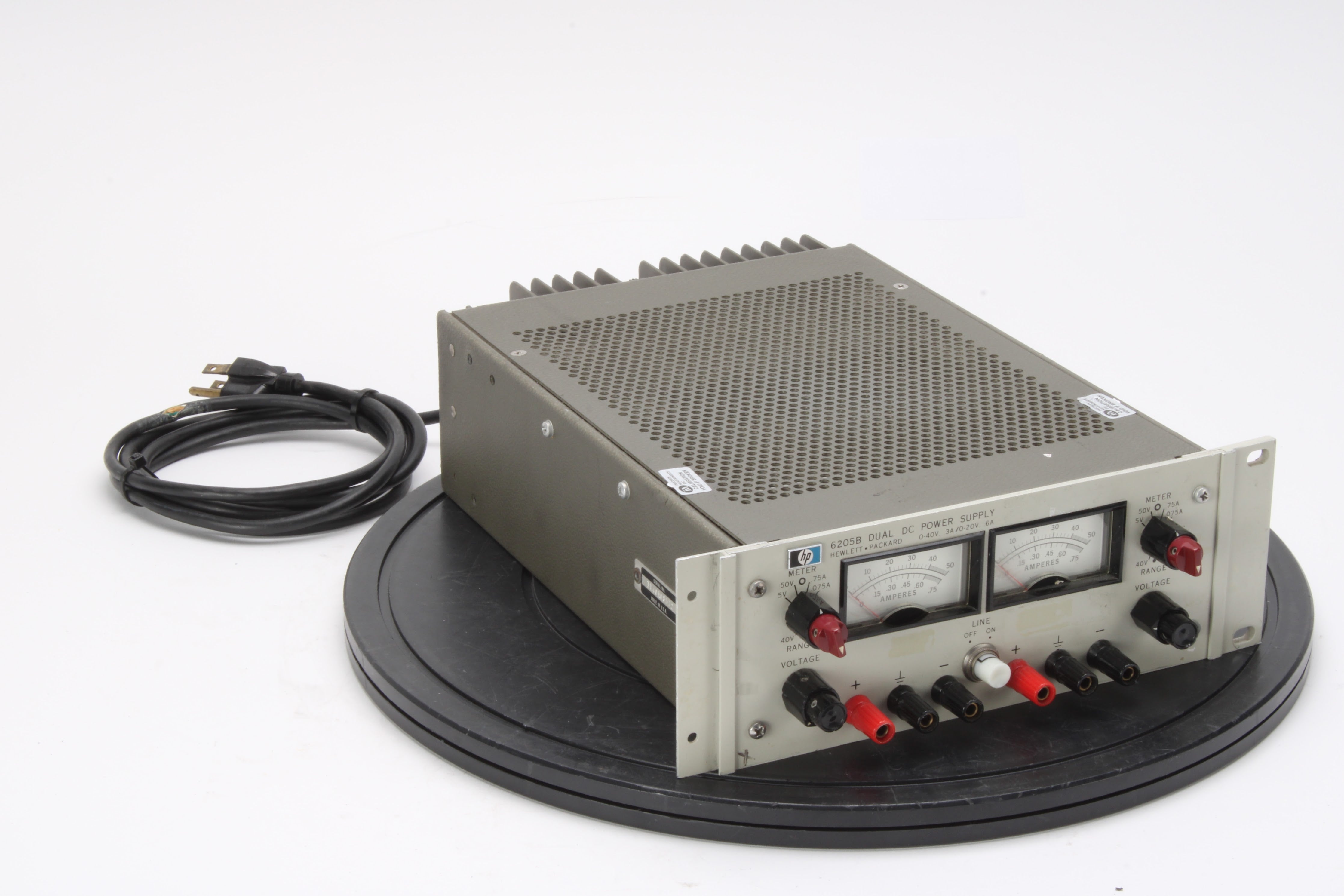 Hewlett Packard HP 6205B Dual DC Power Supply 0-40V 3A / 0-20V 6A – NTC ...