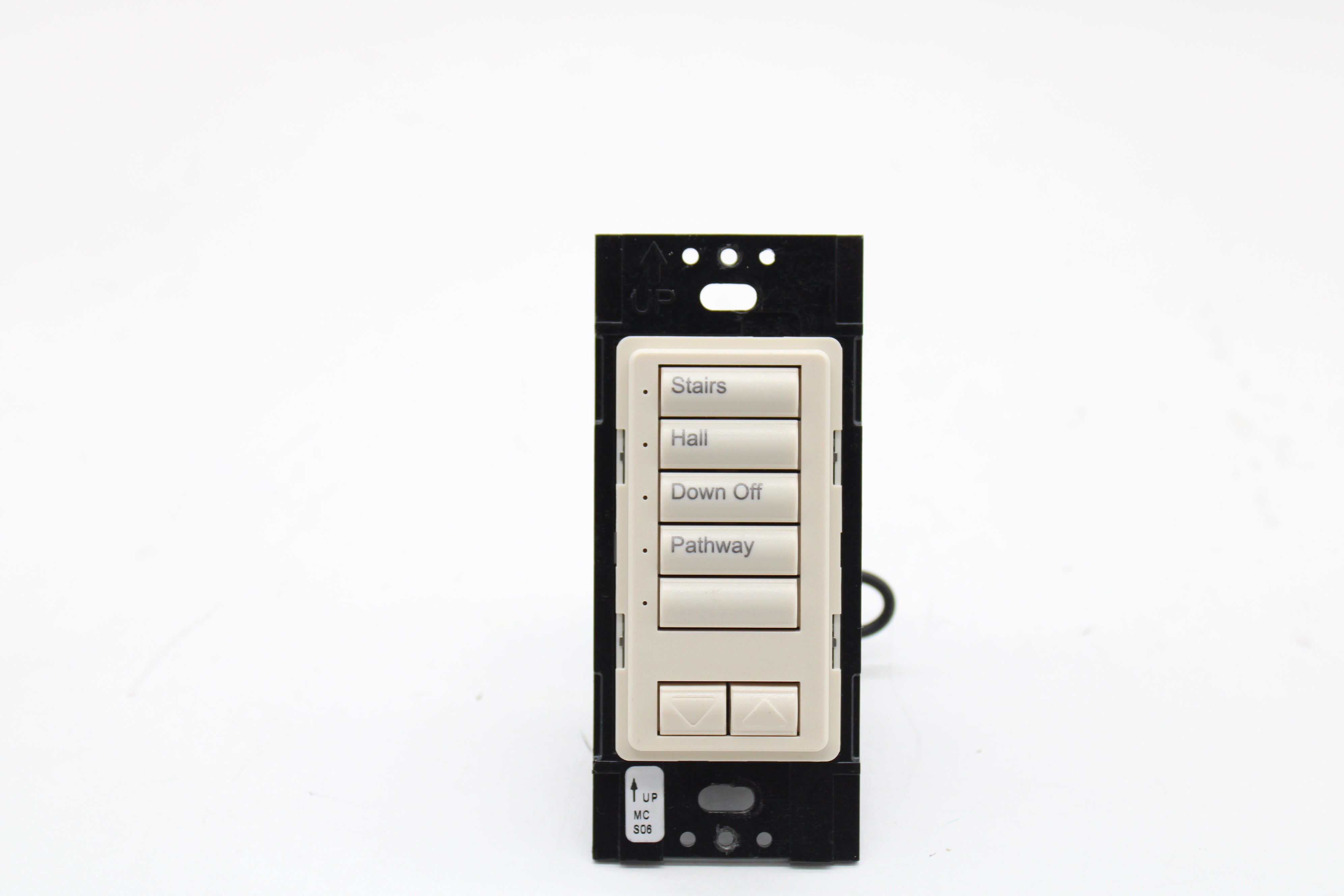 Lutron STRD-6BRL 7 Button Keypad - Almond – NTC Tech