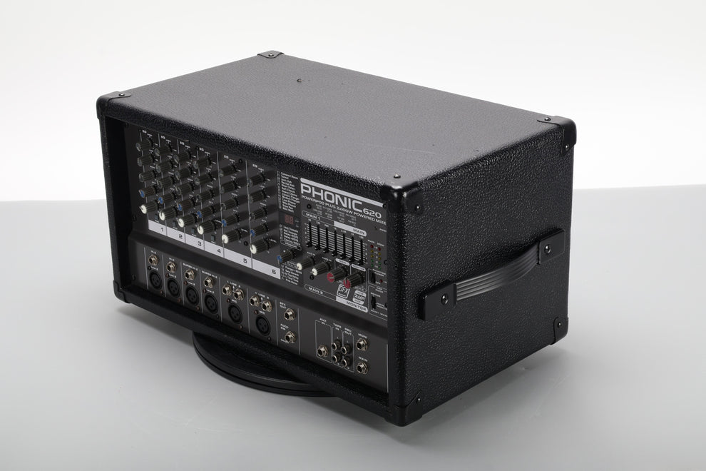 Phonic Powerpod 620 T 6-Channel Powered Mixer – NTC Tech