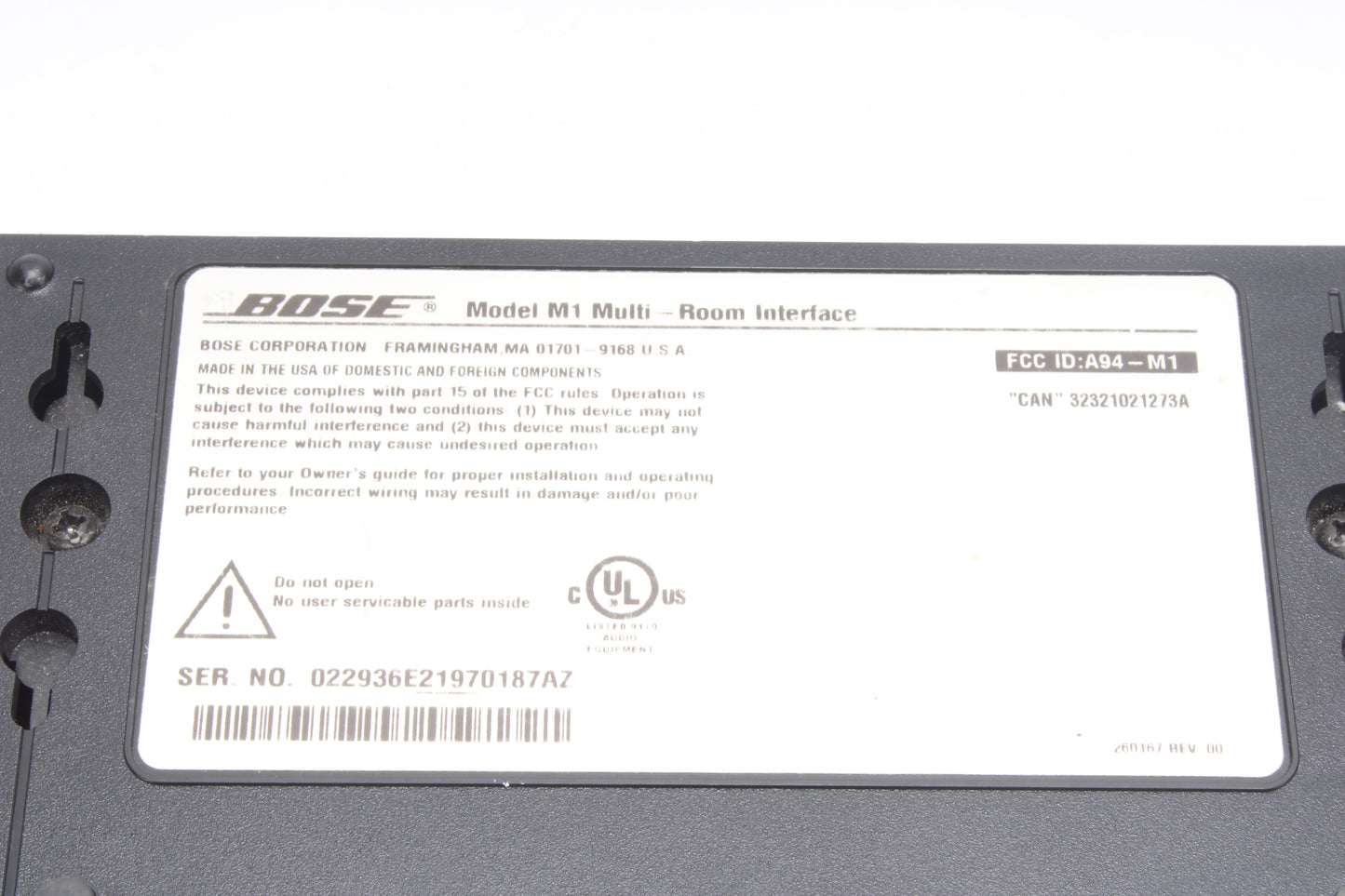 Bose M1 Multi-Room Interface With Power Supply – NTC Tech