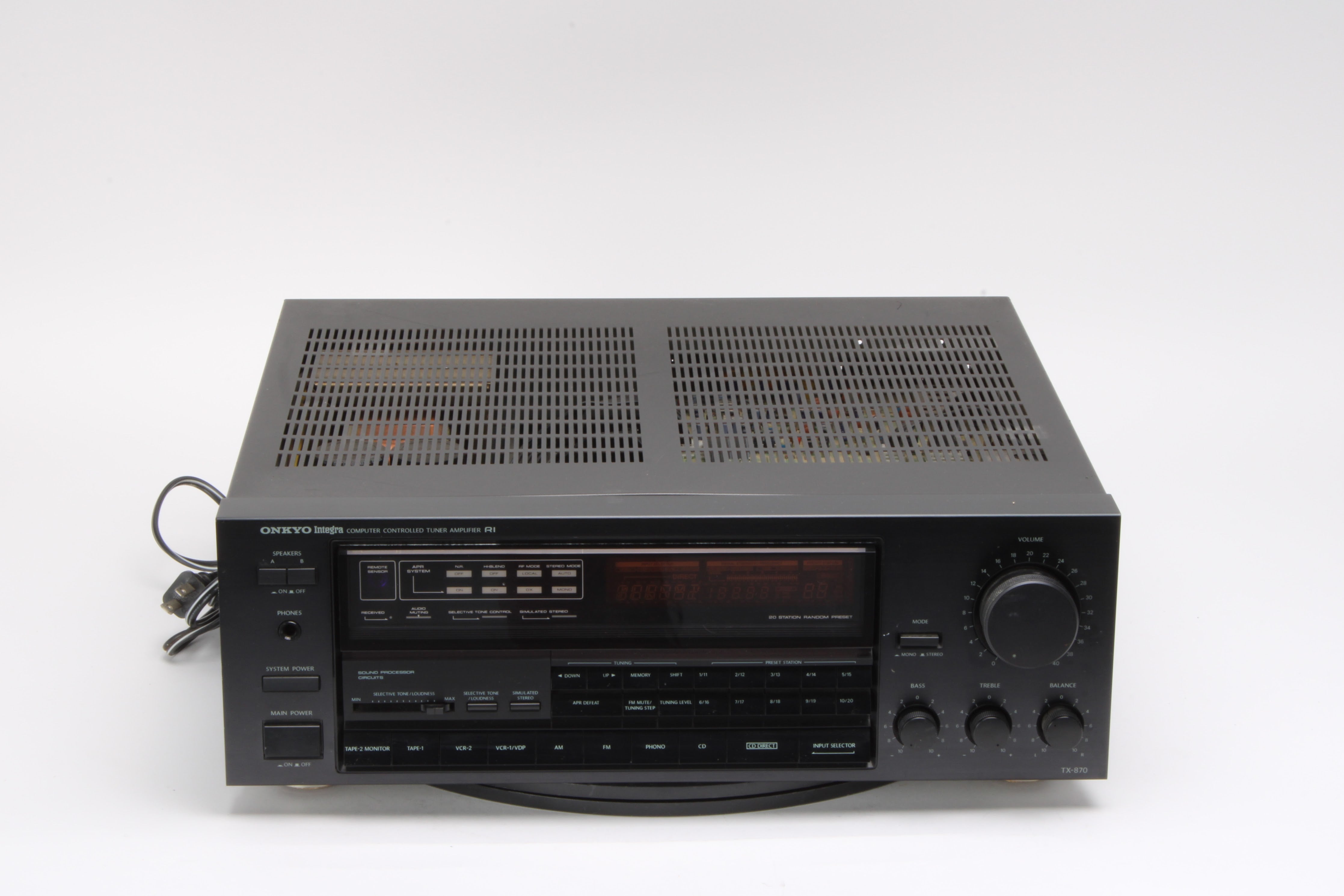 Onkyo Integra TX-870 Computer-Controlled Tuner / Amplifier – NTC Tech