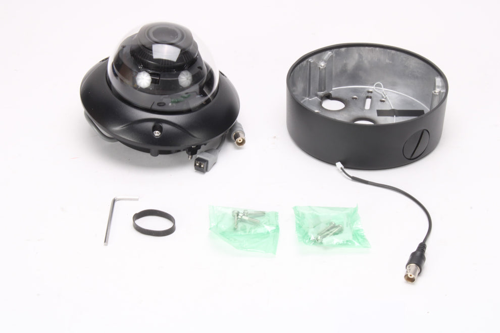 Luma LUM-310-DOM-A-BL Dome Analog Camera With Hardware and Video Cable ...