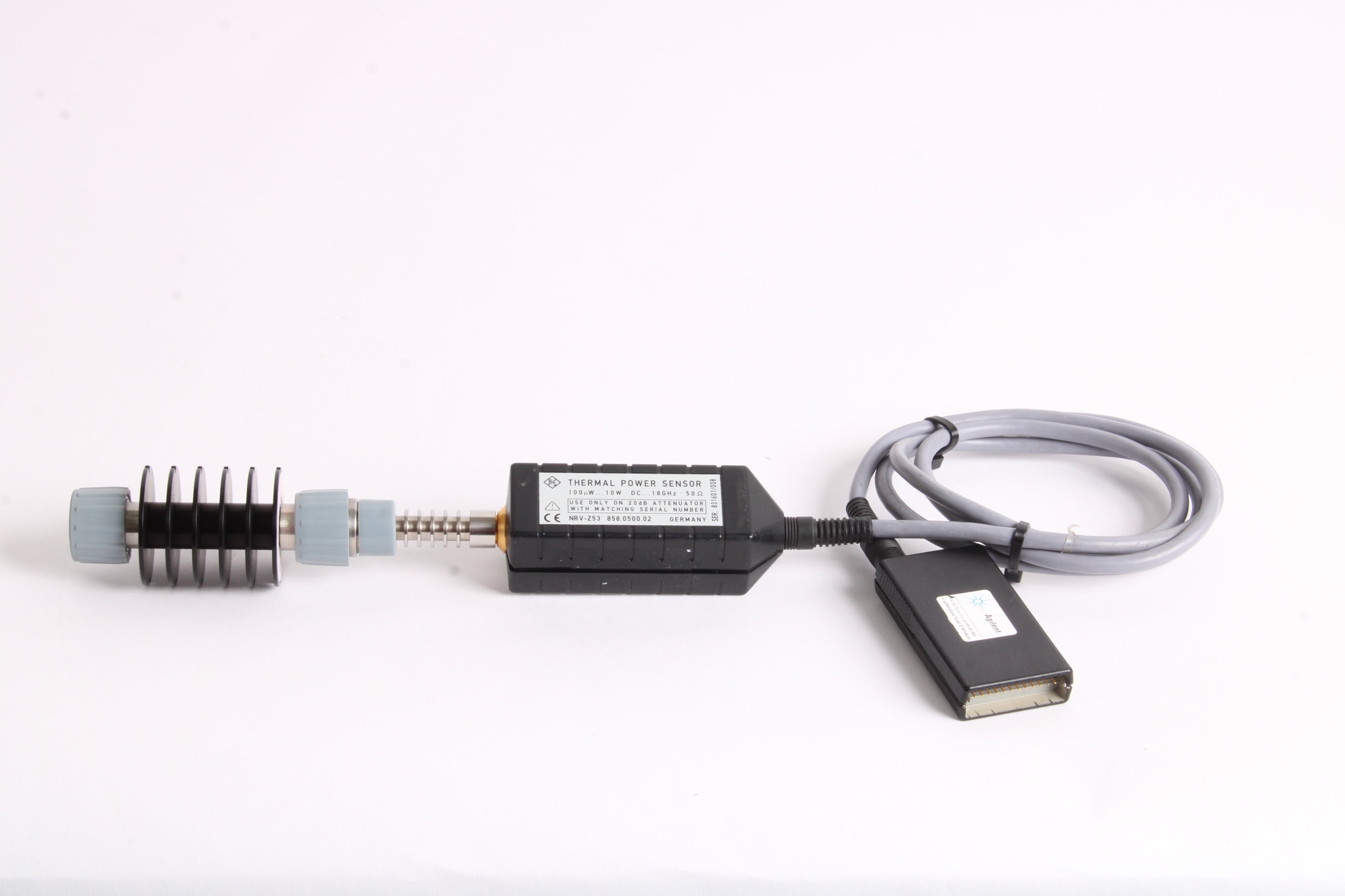 Rohde & Schwarz NRV-Z53 Thermal Power Sensor W/ 10W 20dB Attenuator AS ...