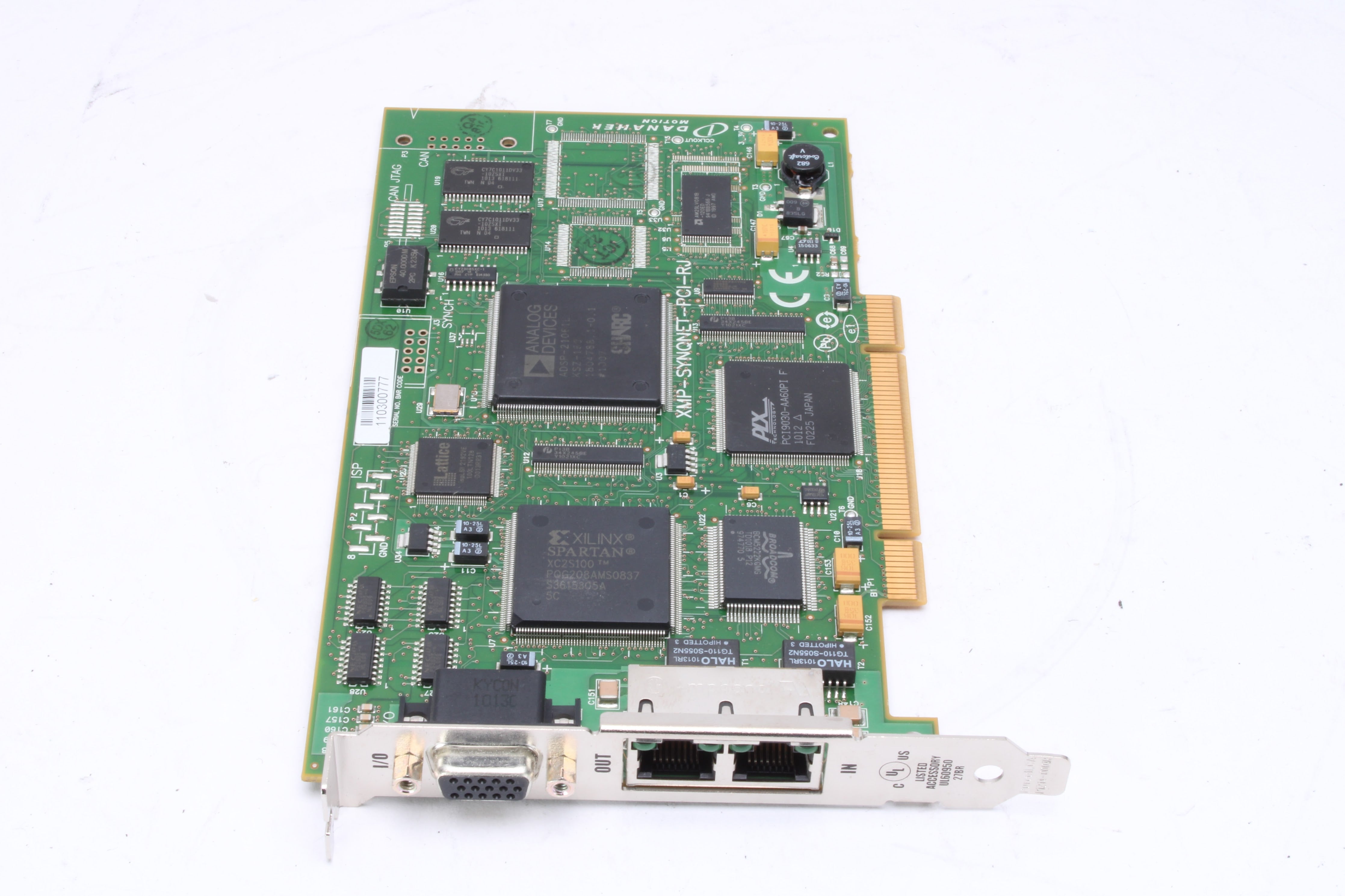 Danaher Motion XMP-SYNQNET-PCI-RJ Motion Control Card T114-0002 Rev.P3 ...