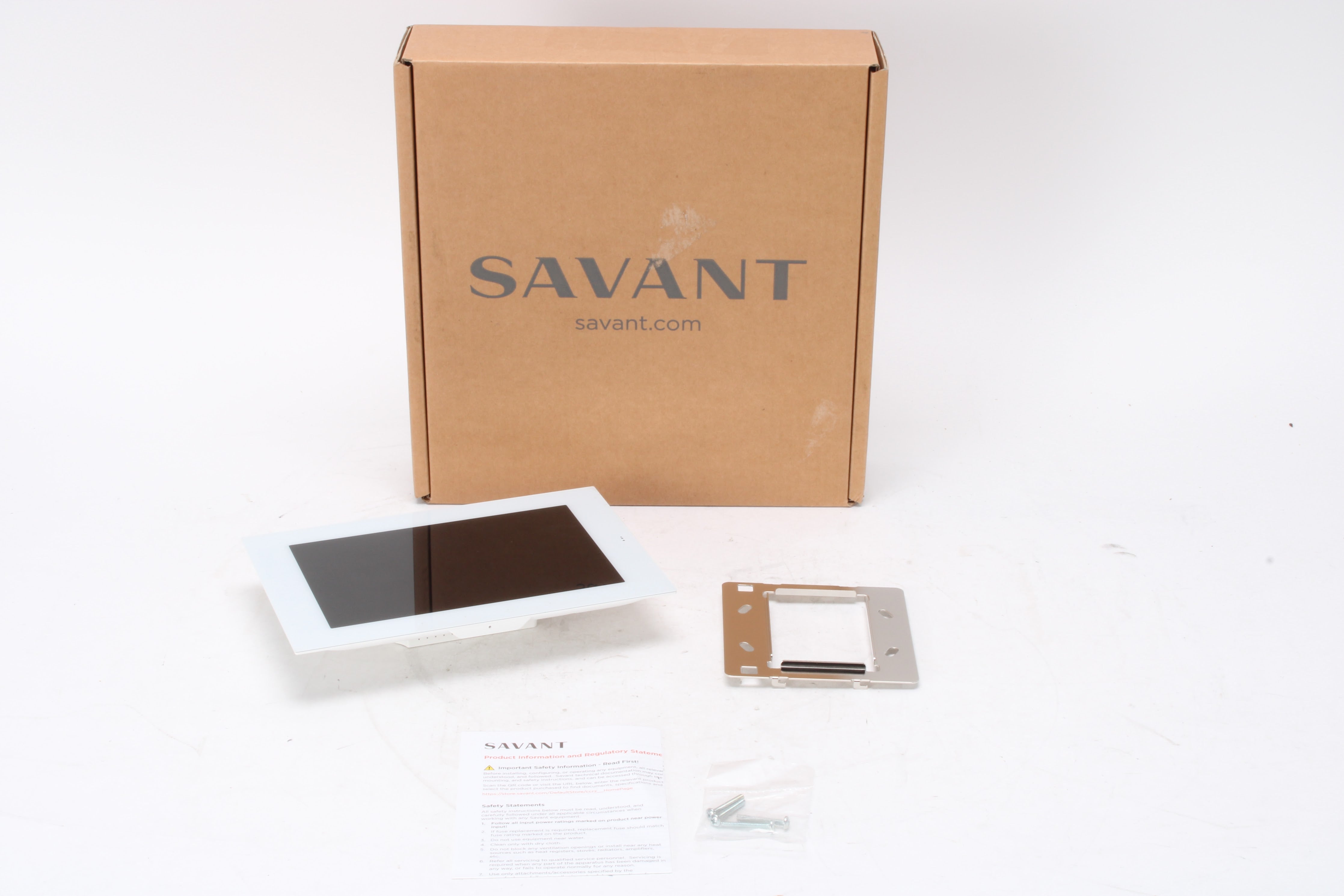 Savant ITP-E8000W-30 8" Touch Control Screen W/ Mounting Bracket & Scr ...