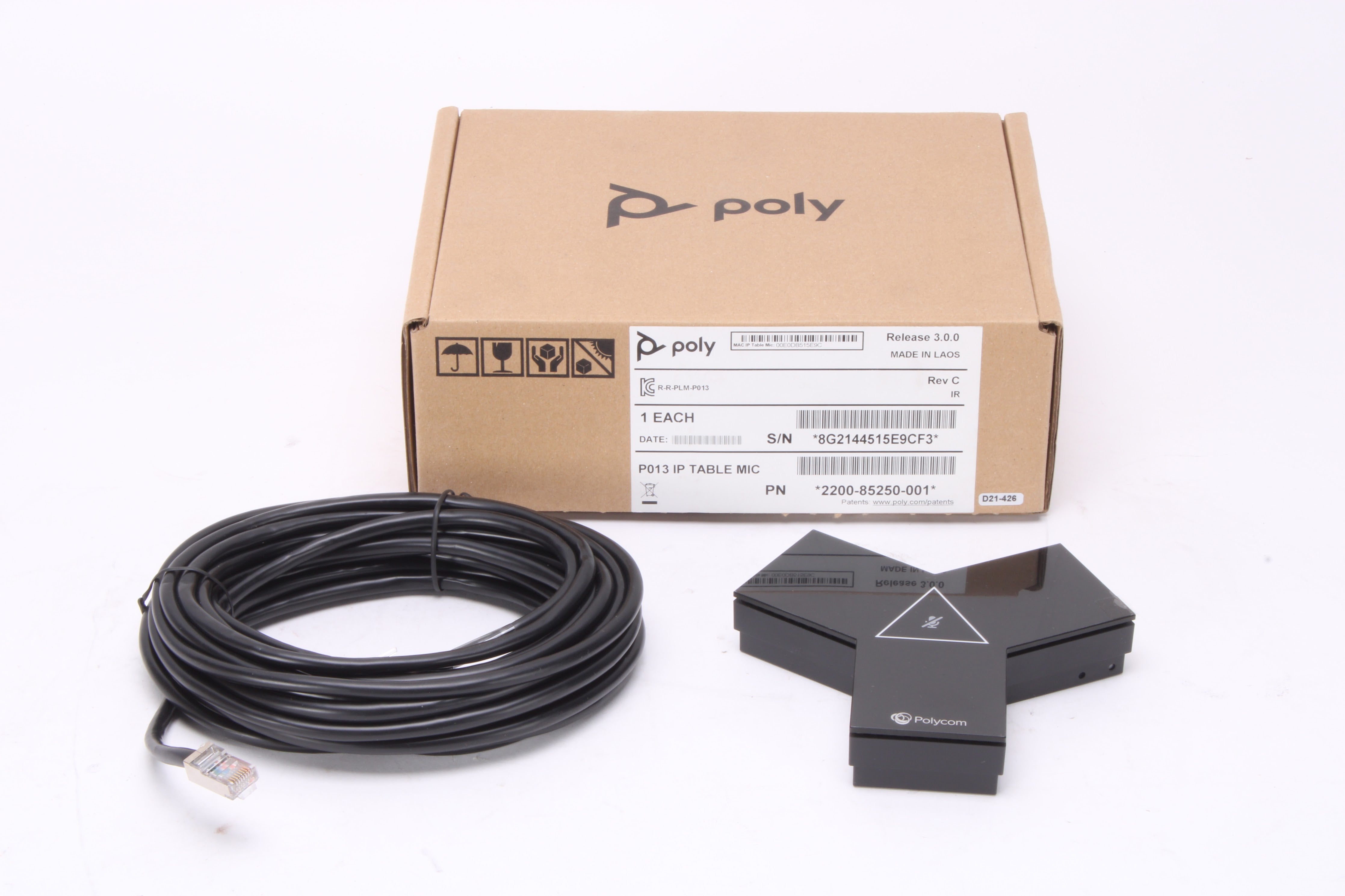 Poly G7500 IP Table Microphone 2200-85250-001 - New Open Box – NTC Tech