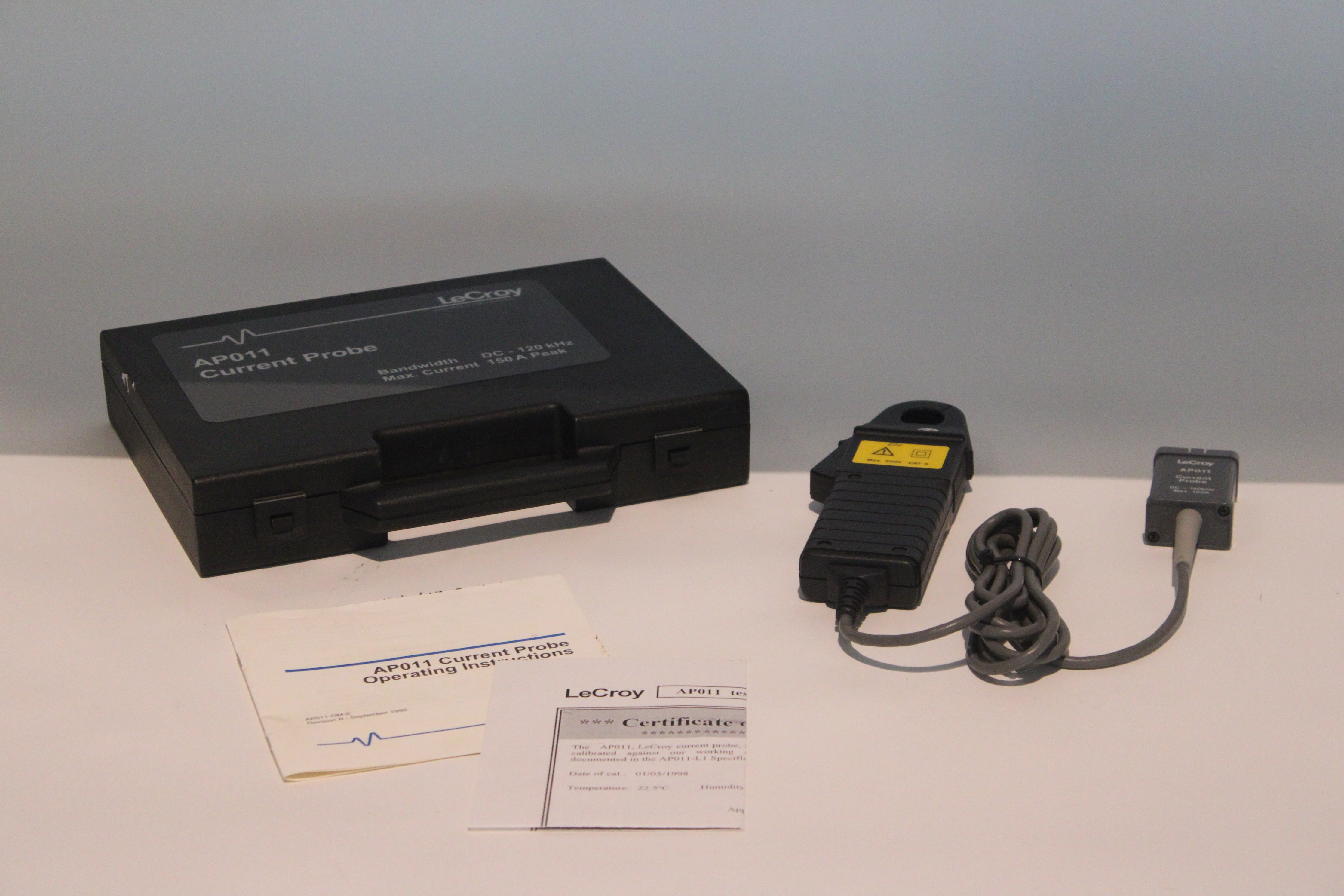 LeCroy AP011 DC-120kHz Current Probe With Carry Case and Operating Ins ...