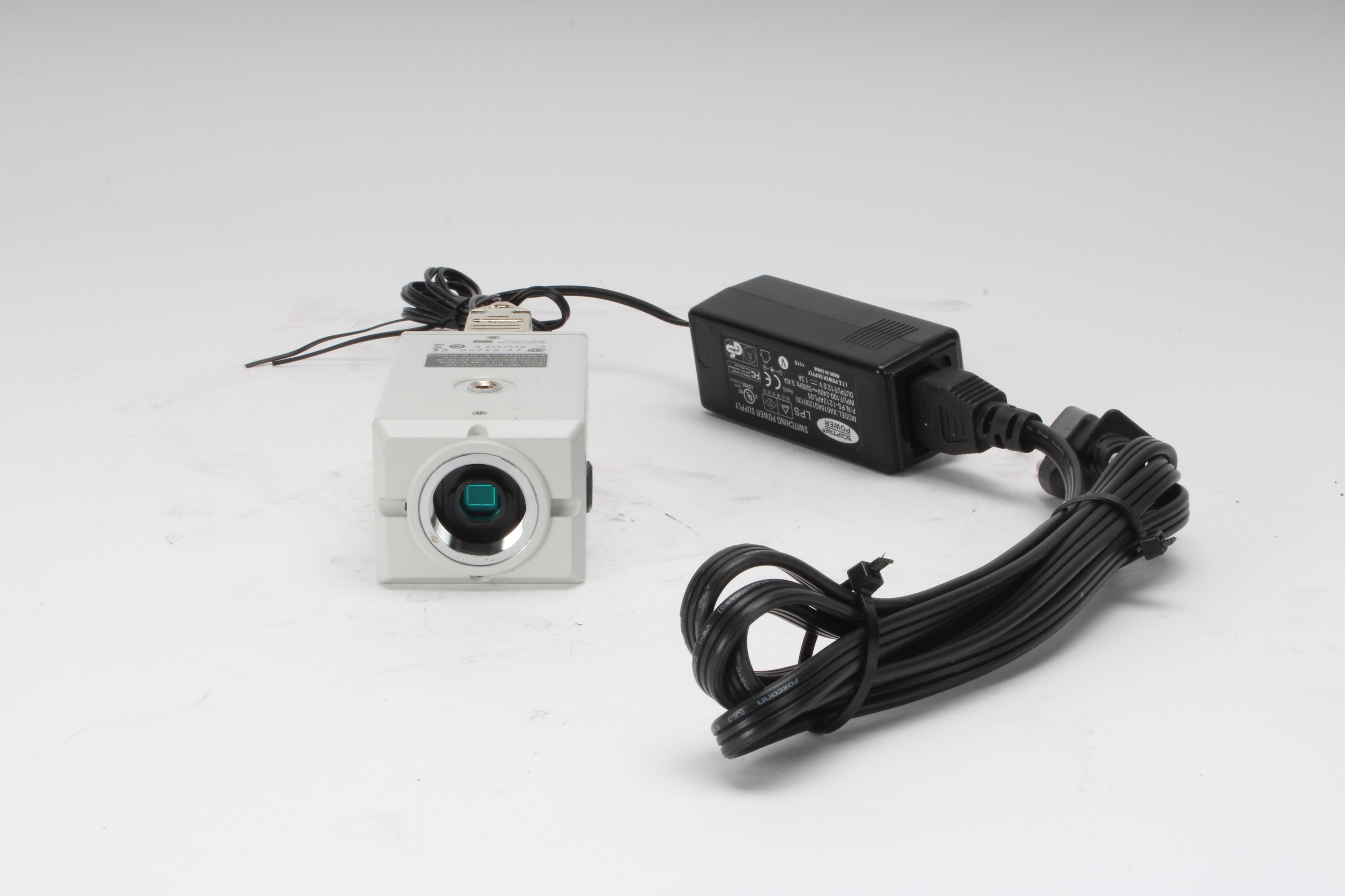 JAI CV-S3200 Industrial Camera W/ Power Adapter and BNC to RCA Adapter ...