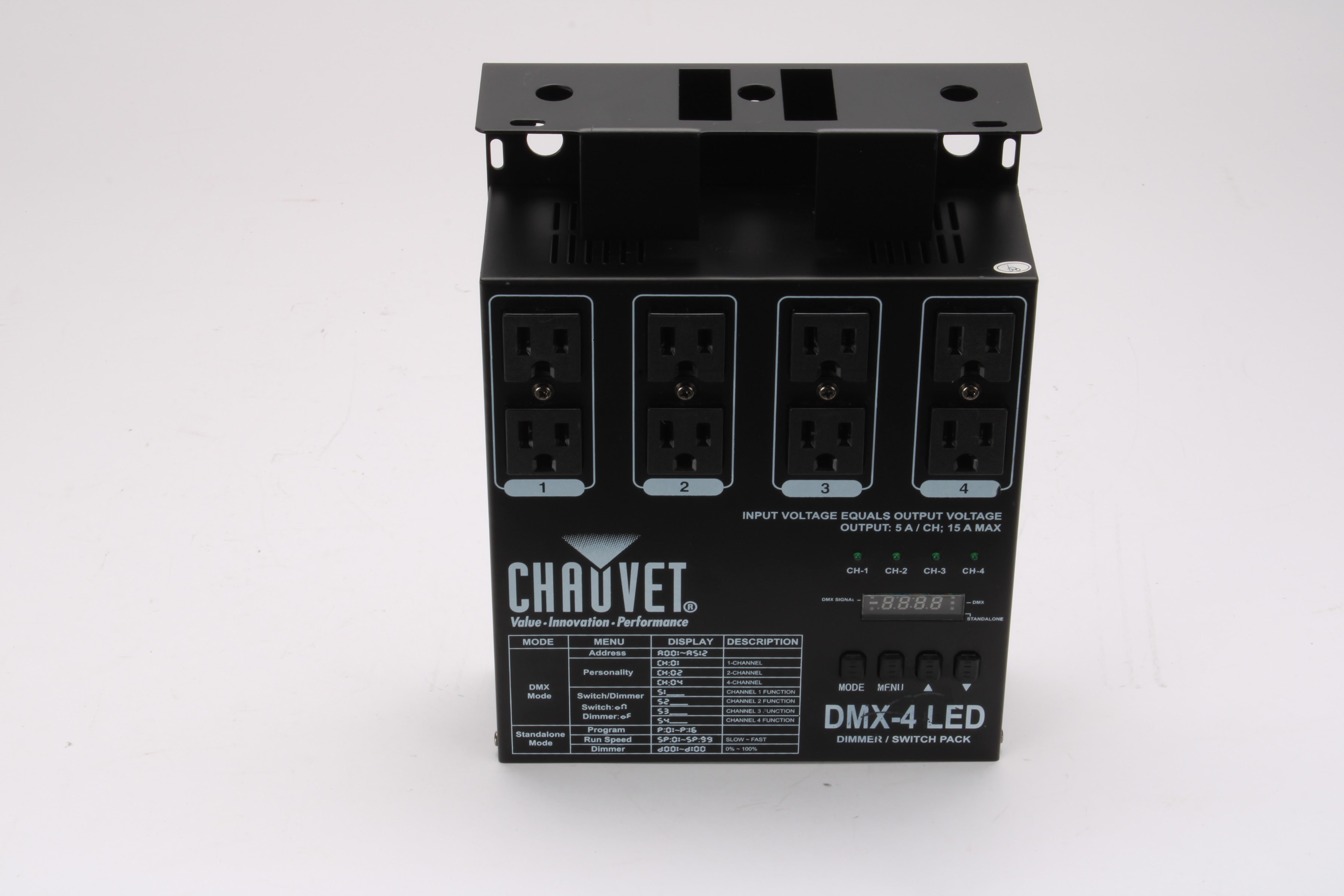 Chauvet DMX-4 4-Channel Dimmer LED Light Controller – NTC Tech