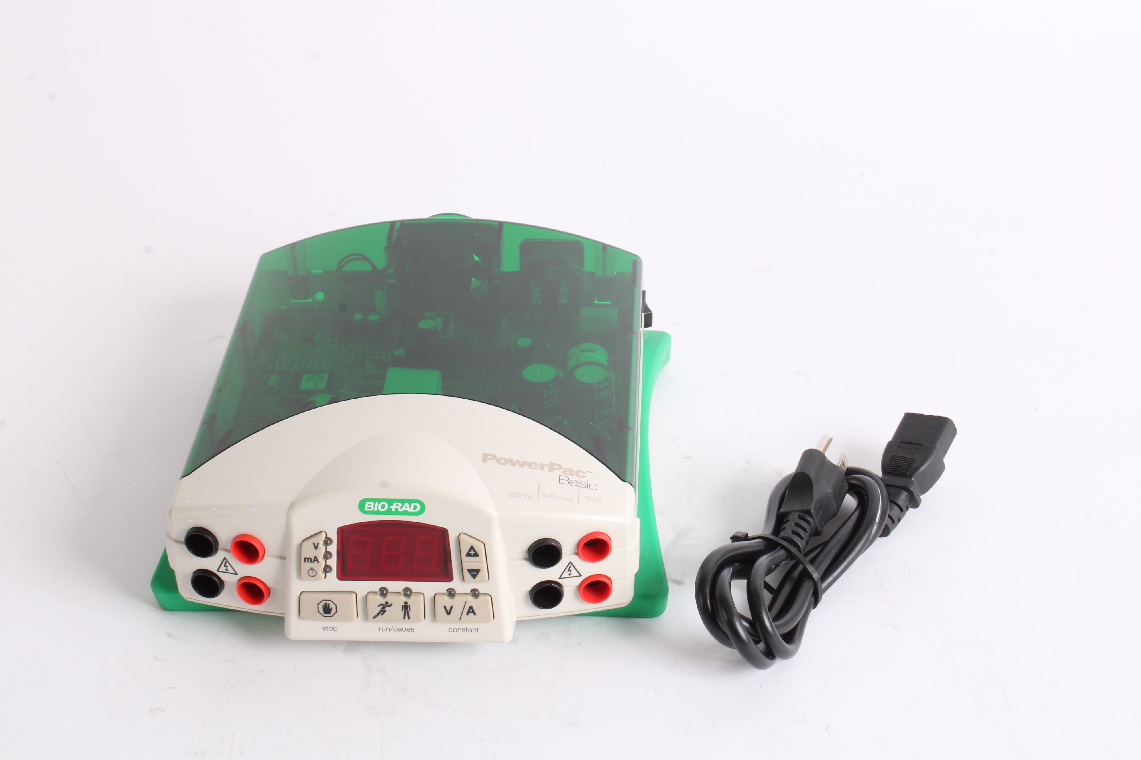 Bio-Rad PowerPac Basic Electrophoresis Power Supply 10–300V 400mA 75w ...