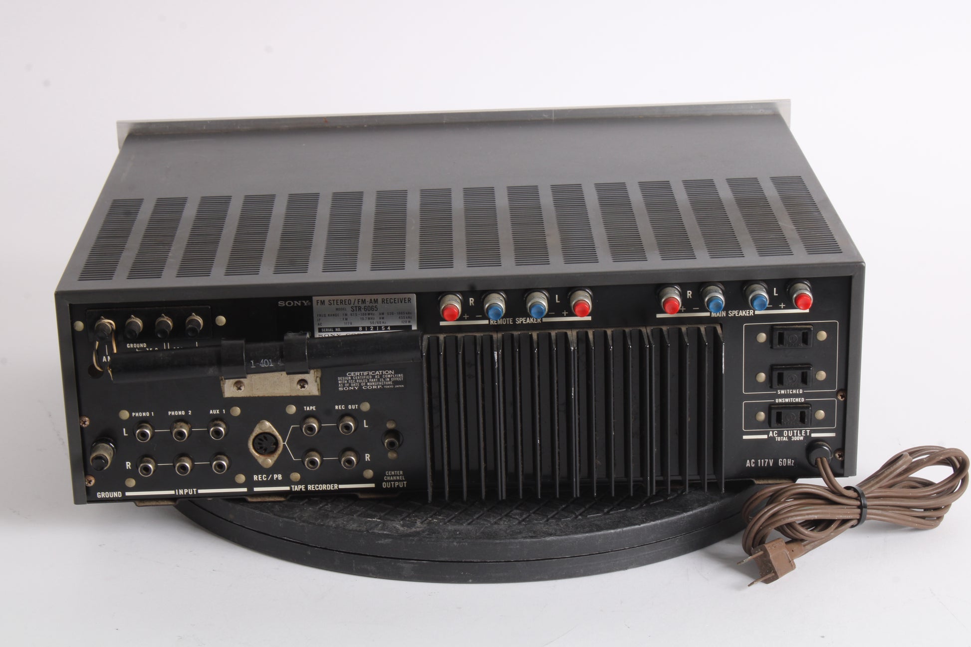 Sony STR-6065 FM Stereo FM-AM Receiver - Fair Condition – NTC Tech