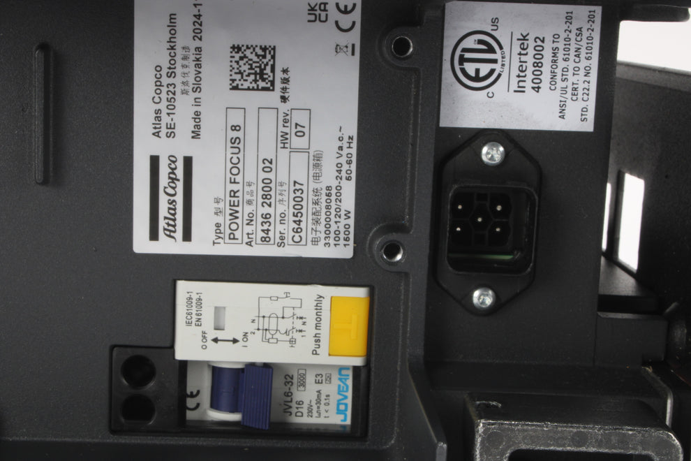 Atlas Copco Power Focus 8 Controller 8436280002 - Fair Condition – NTC Tech