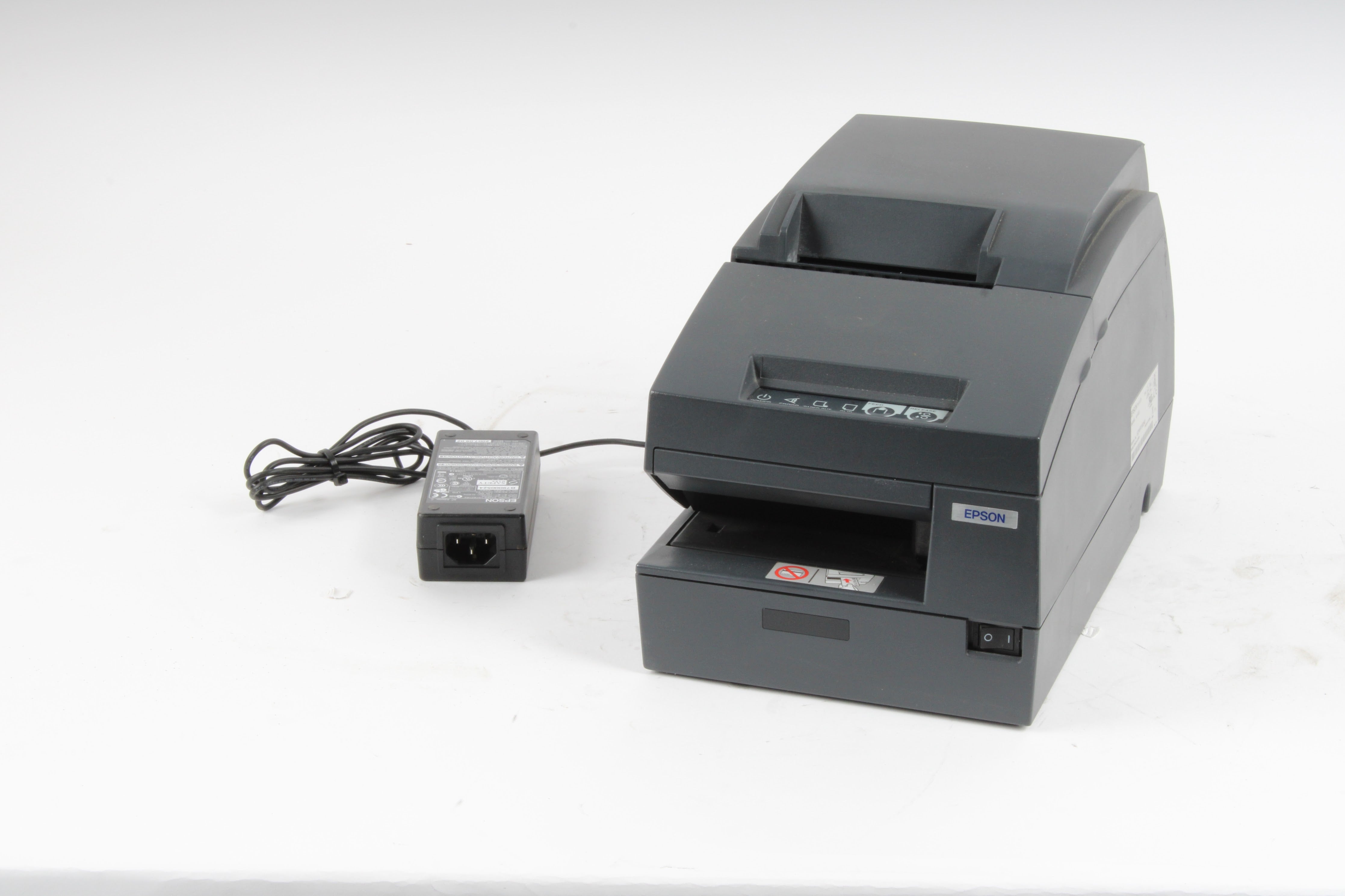 Epson TM-U675 POS Receipt Printer C31C283A8911 Gray With Power Adapter ...