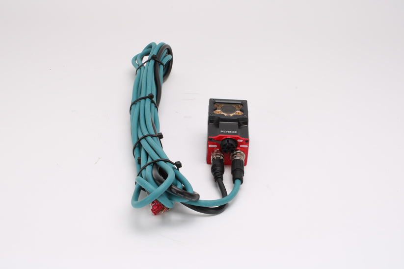 Keyence SR-1000 Autofocus 1D 2D Barcode Reader Scanner W/ Cables – NTC Tech