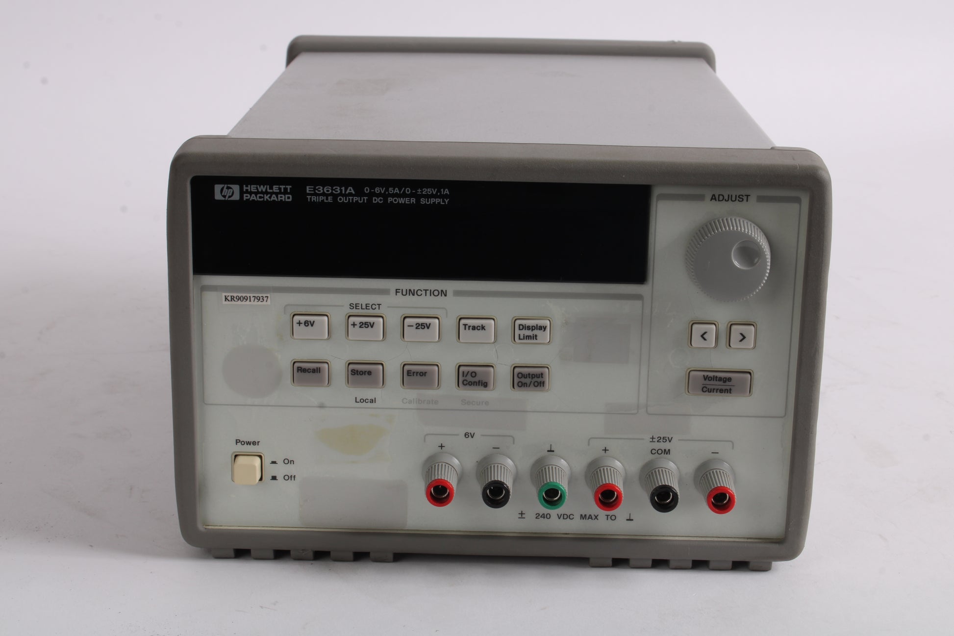 HP / Agilent / Keysight E3631A Triple Output DC Power Supply 80W 6V 5A – NTC Tech