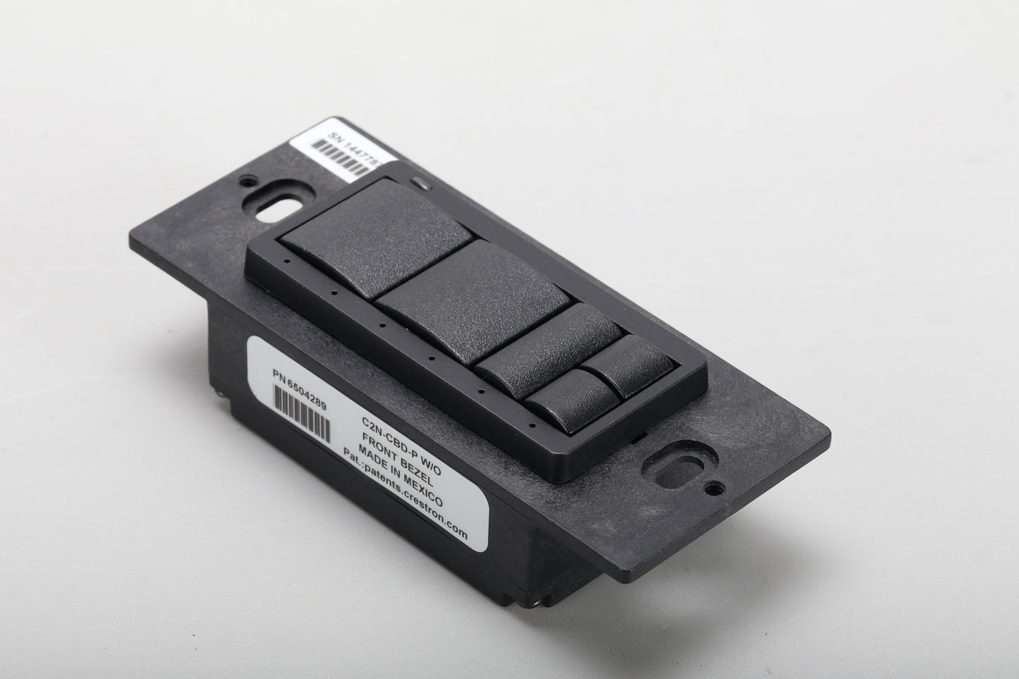 Crestron C2N-CBD-P-B-T Wall Mount Keypad 6504289 – NTC Tech