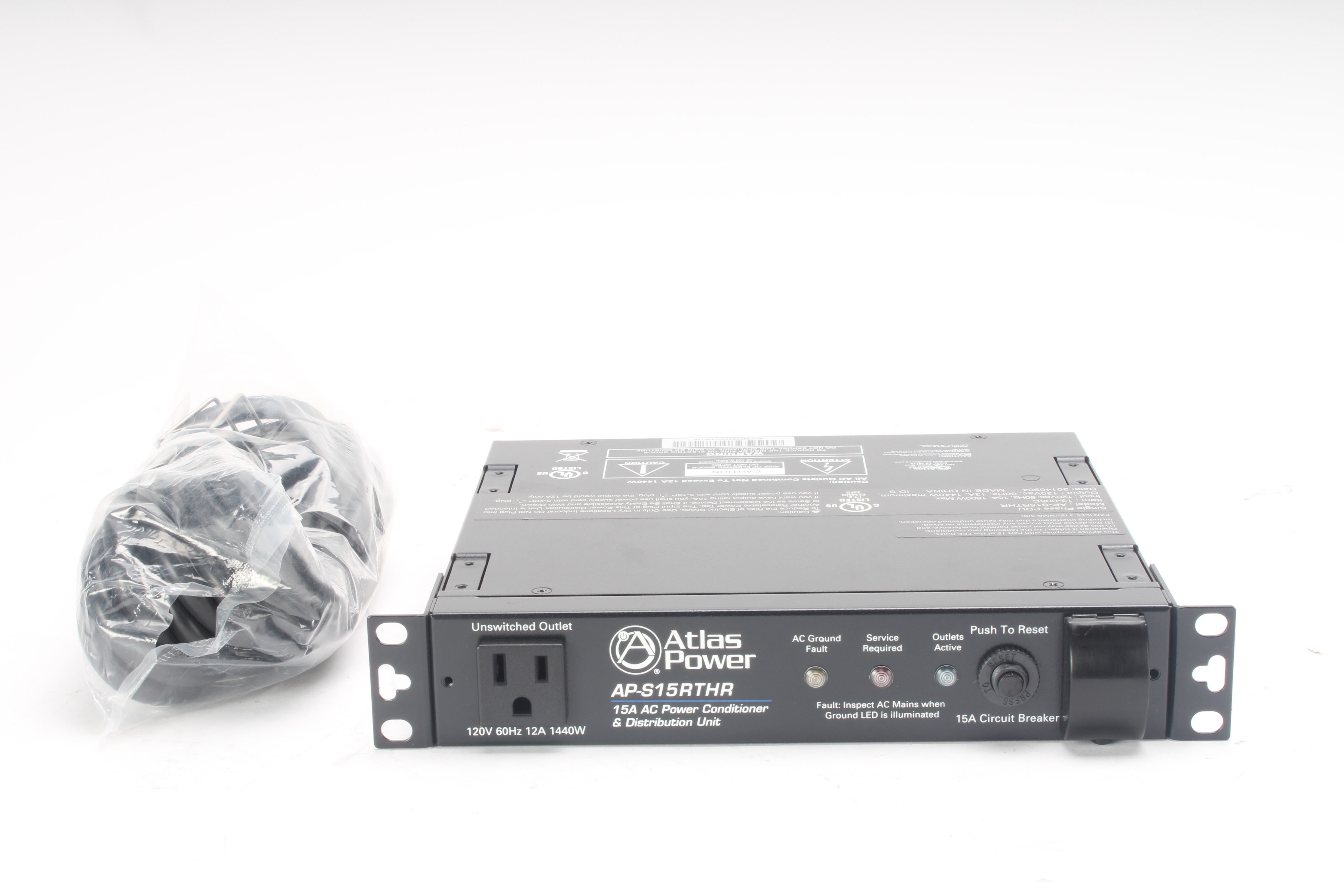 Atlas AP-S15HR 15A Half Width Rack Power Conditioner - New Open Box ...