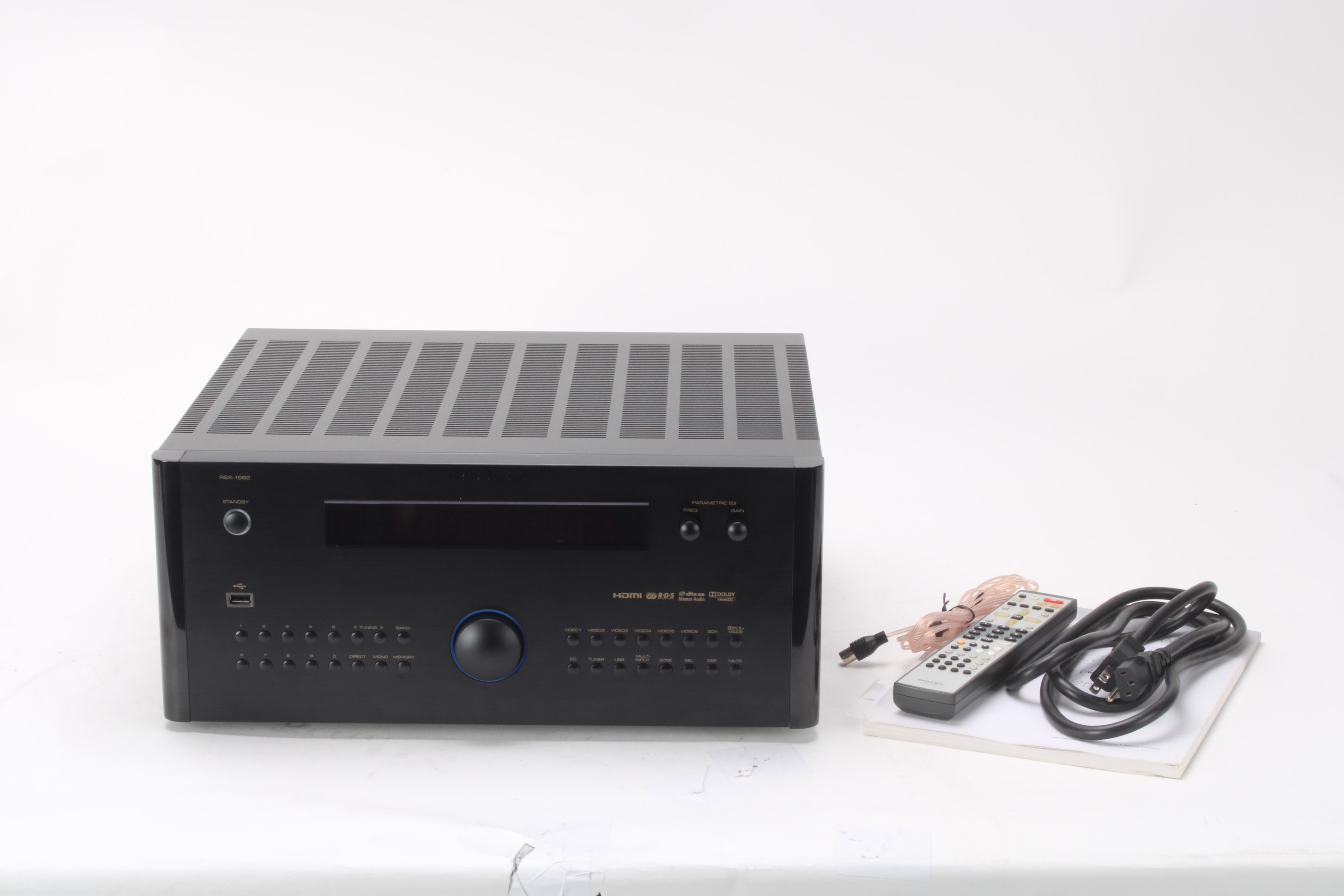 Rotel RSX-1562 7.1-Channel AV Surround Receiver W/ Remote and Accessor ...