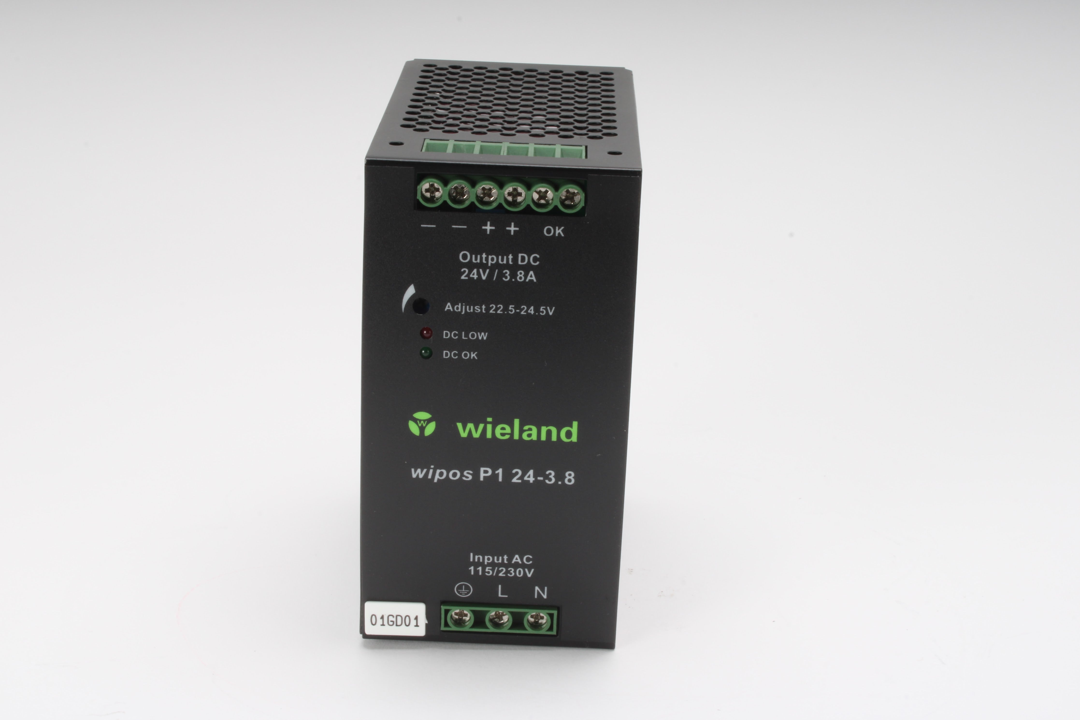 Wieland Wipos P1 24-3.8 Switching Power Supply 24V 3.8A – NTC Tech