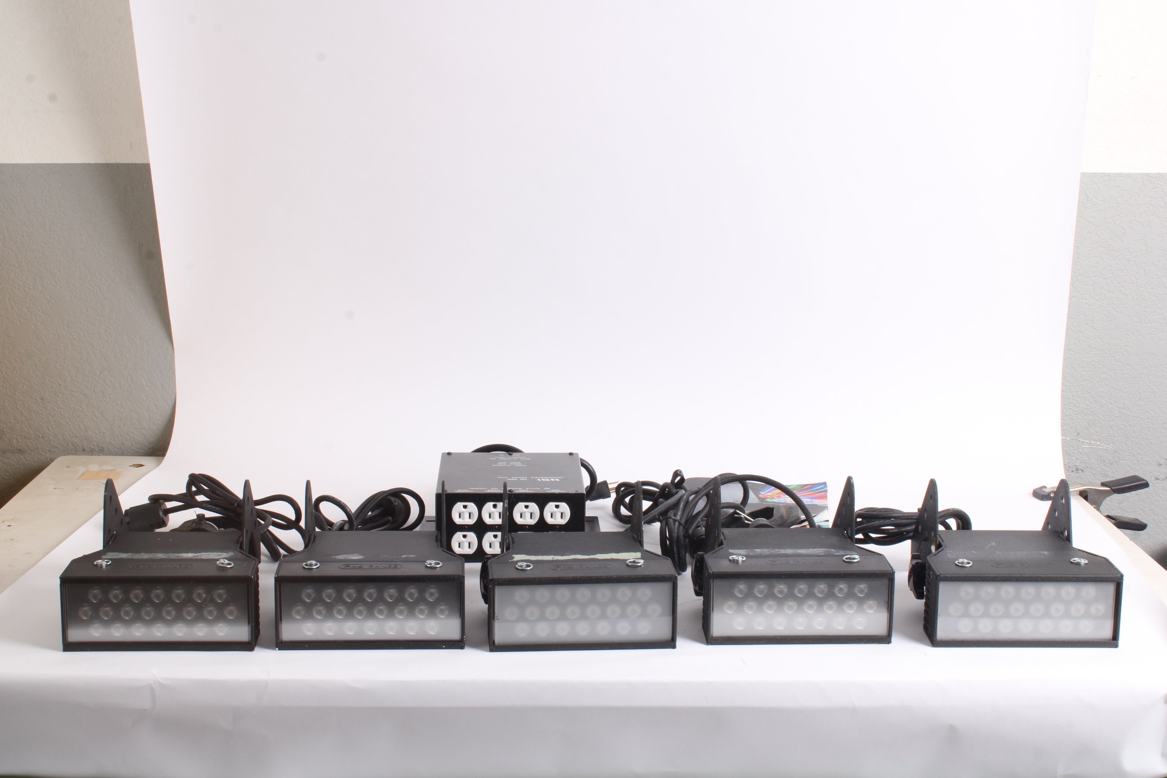 NSI Programmable ND 4600 Dimmer Pack 5x Pixelline Micro Wash Lights ...