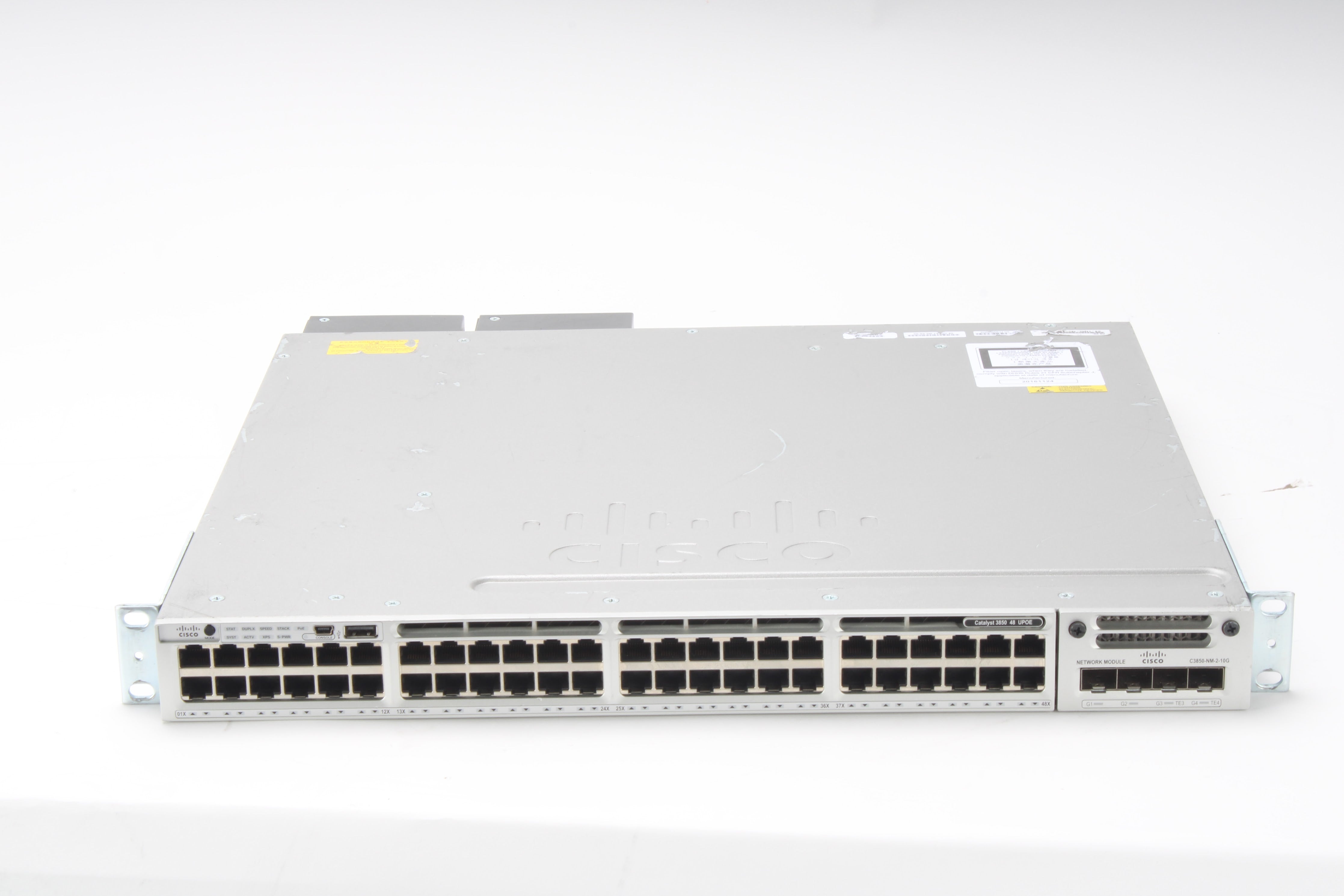 Cisco Catalyst 3850 WS-C3850-48U-E UPOE 48-Port Ethernet Switch W/C385 ...