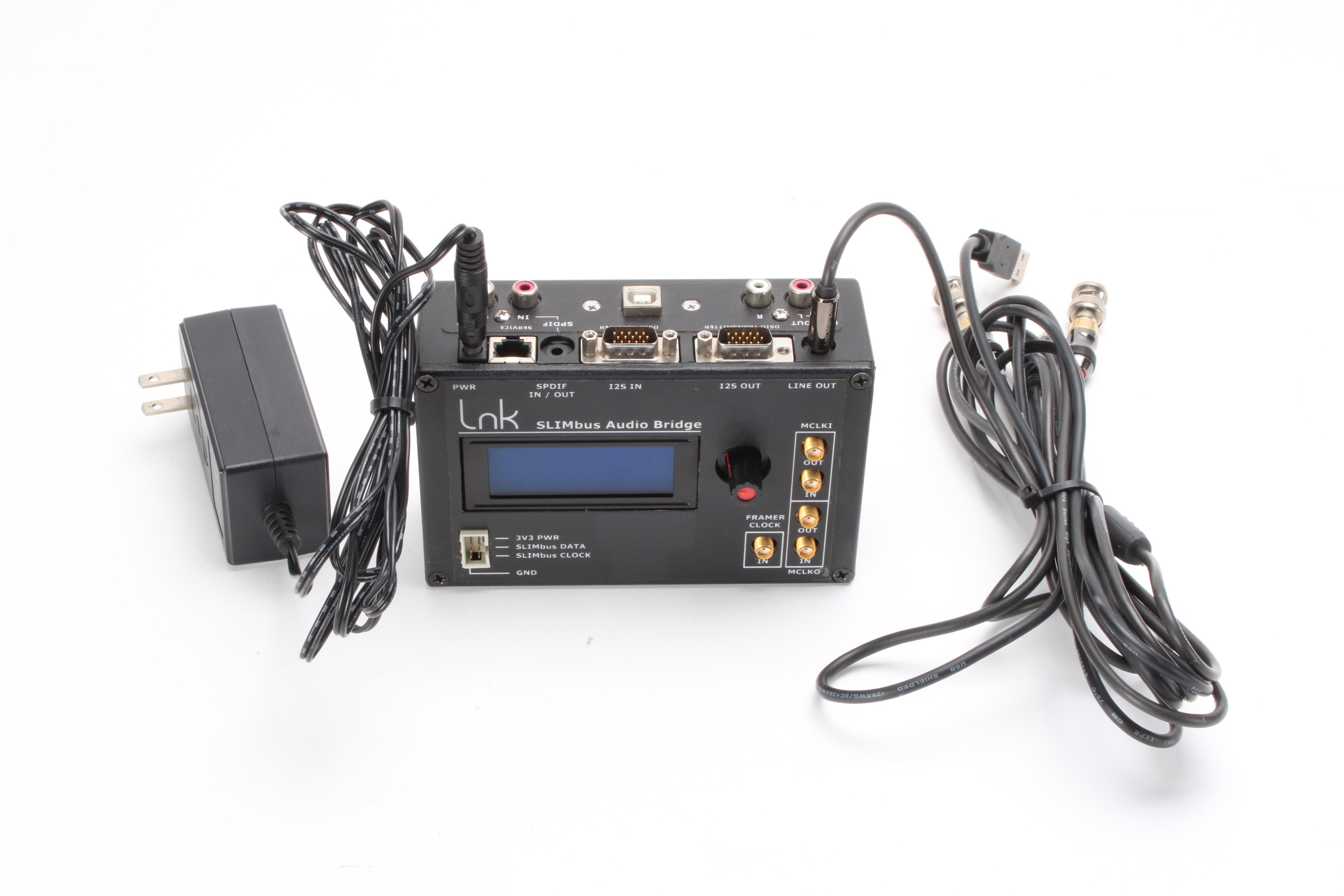 LNK Bridge 8P SLIMbus Audio Bridge With Power Supply, USB and Line Out ...