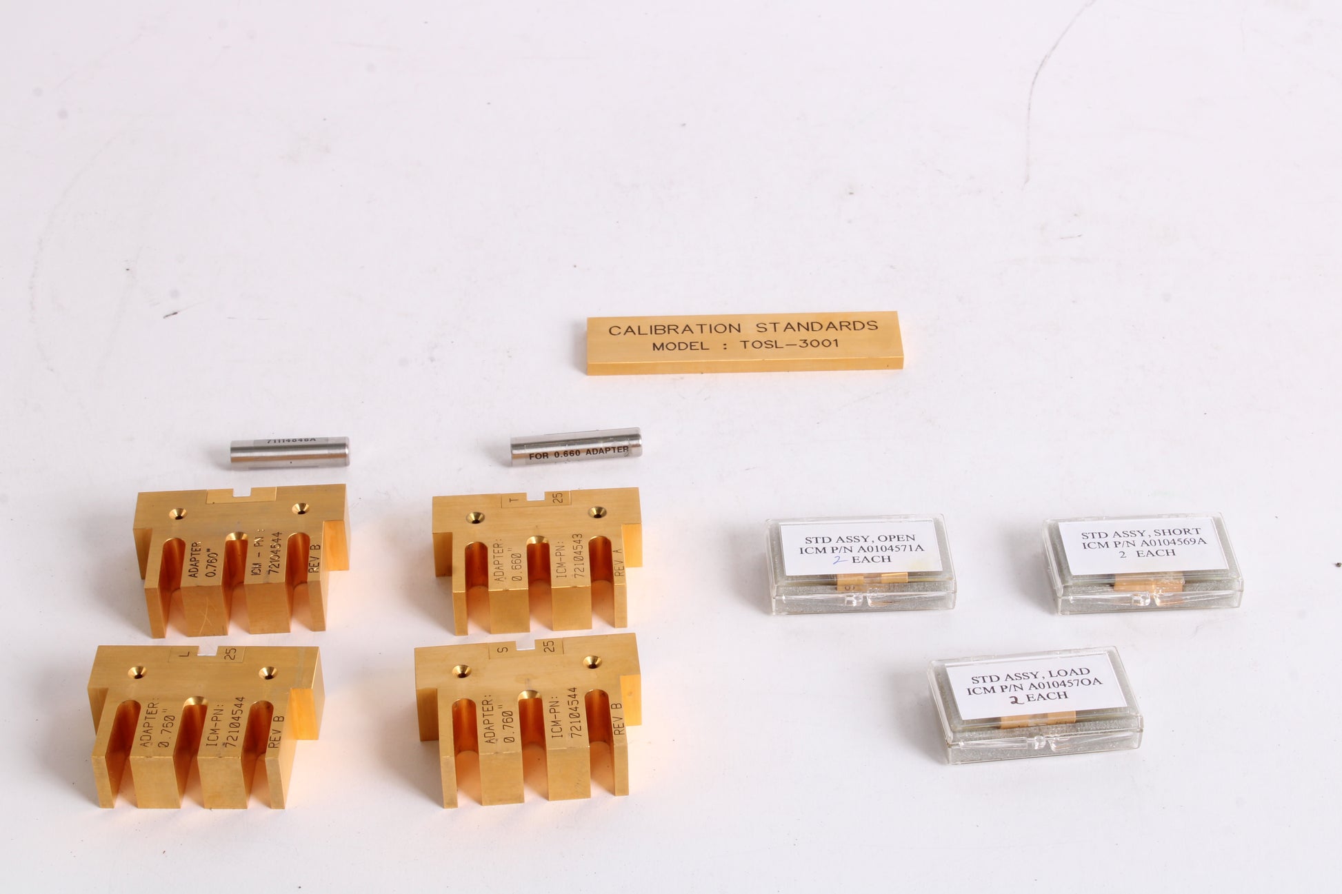 Intercontinental Microwave Calibration Standards TOSL-3001 With MA-158 ...
