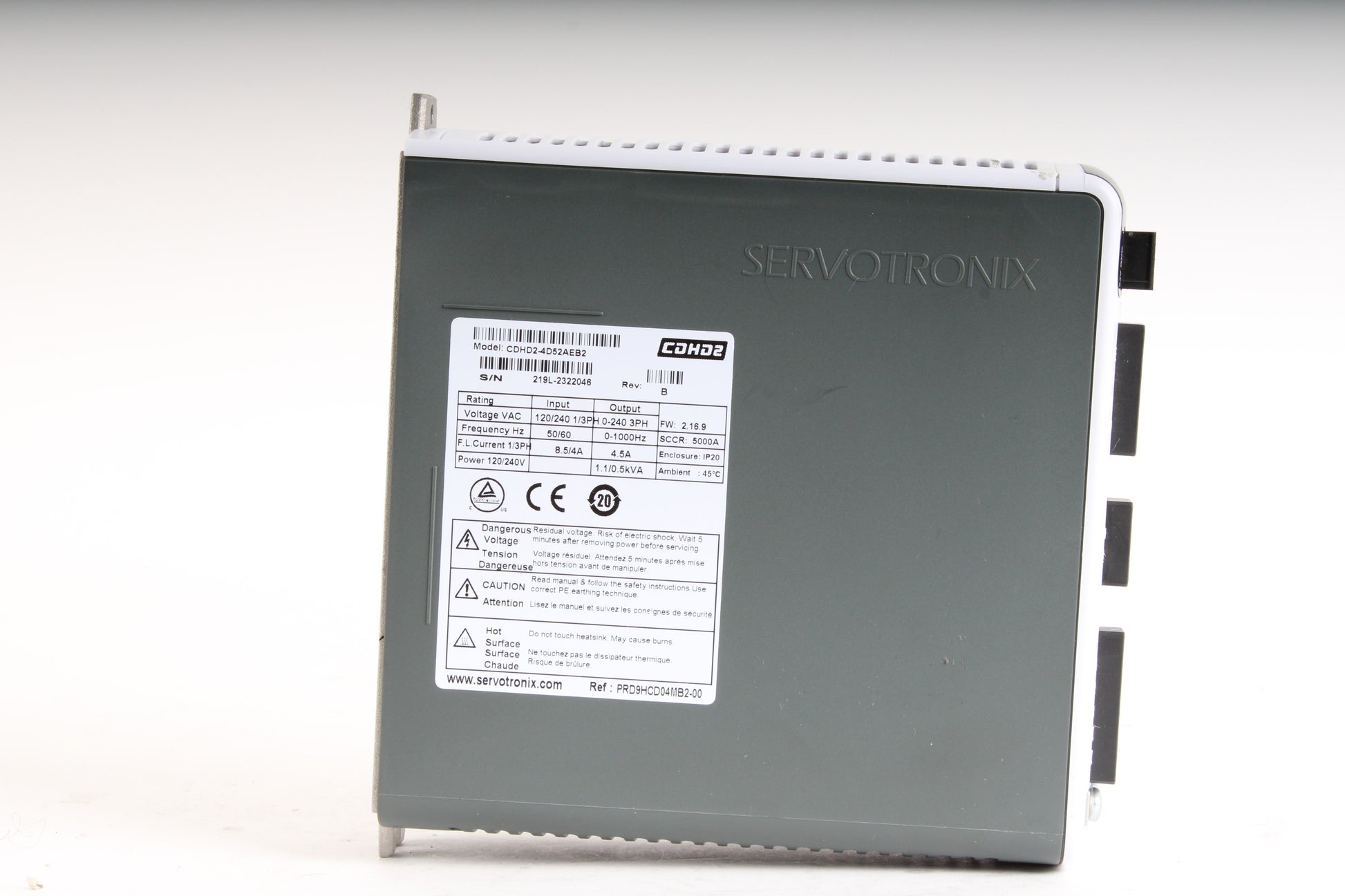 Servotronix CDHD2-4D52AEB2 Servo Drive – NTC Tech