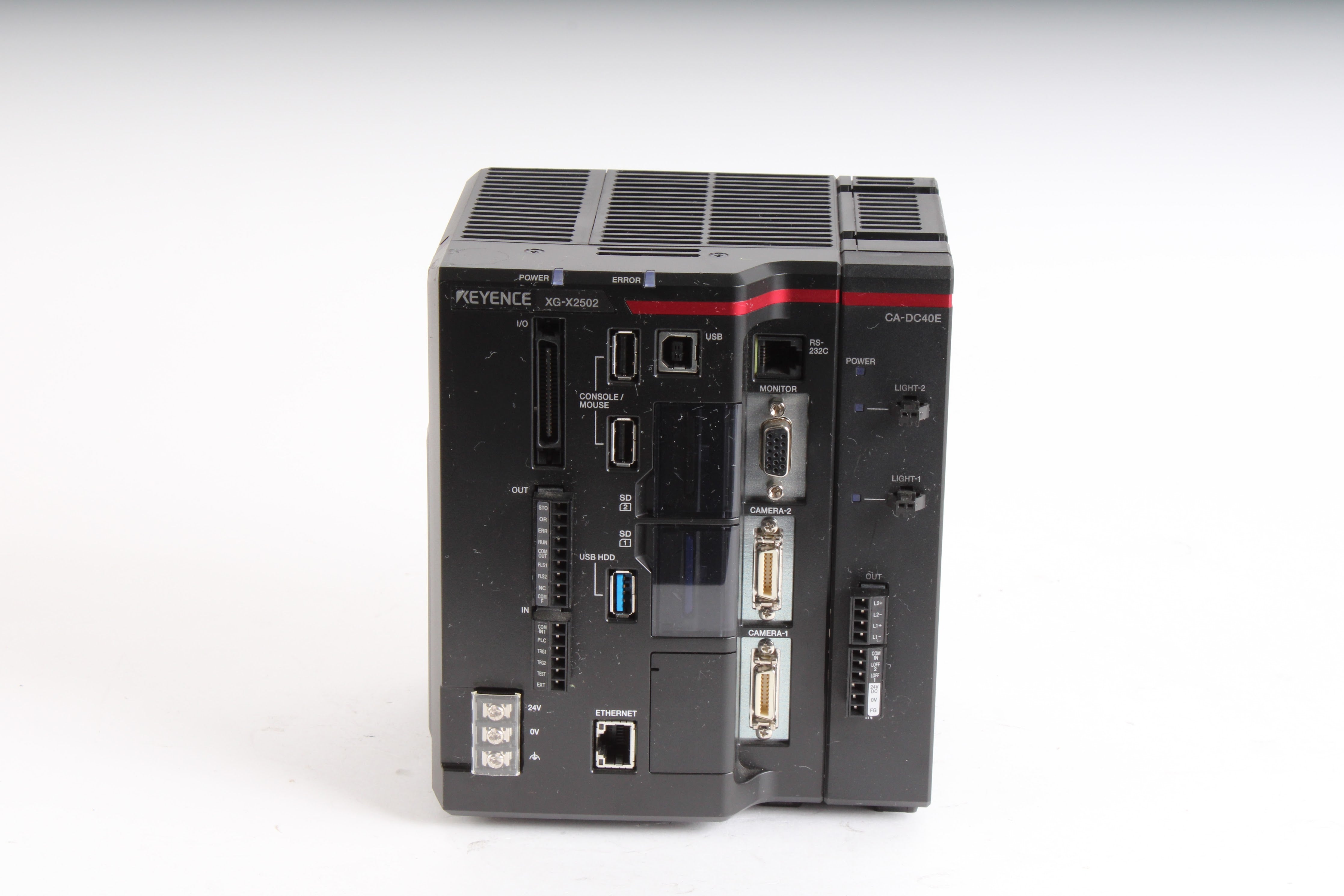 Keyence XG-X2502 Camera Controller with CA-DC40E Light Expansion Unit ...