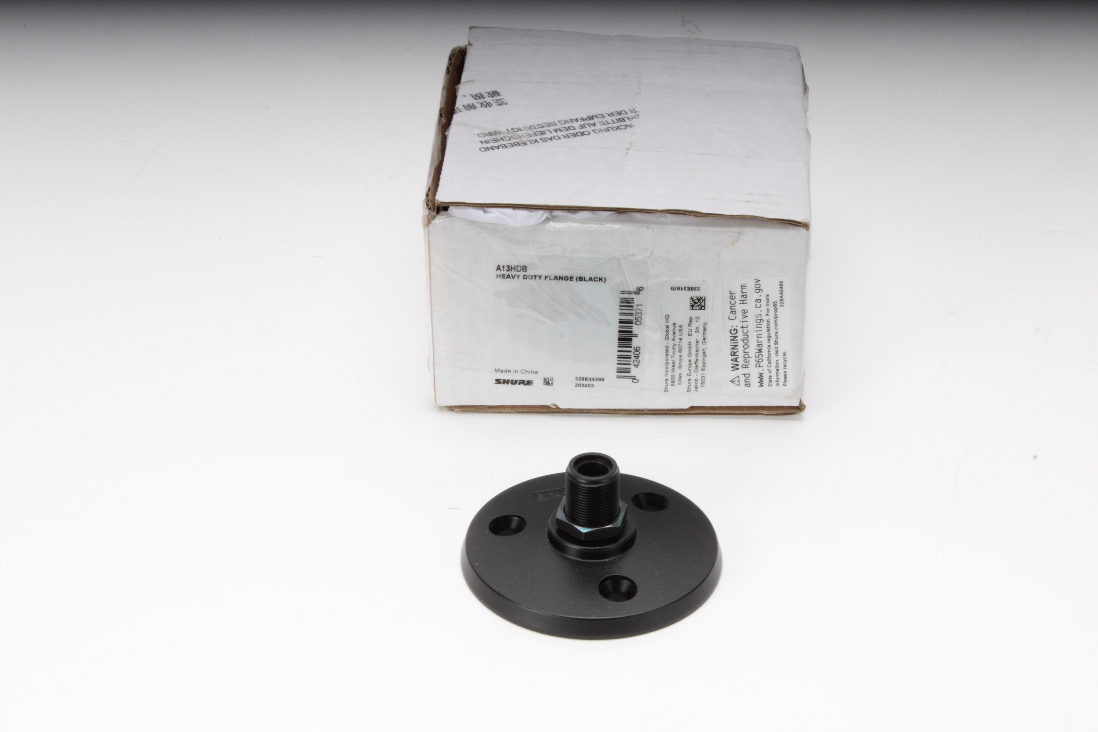 Shure A13HDB Mounting Flange With Box – NTC Tech