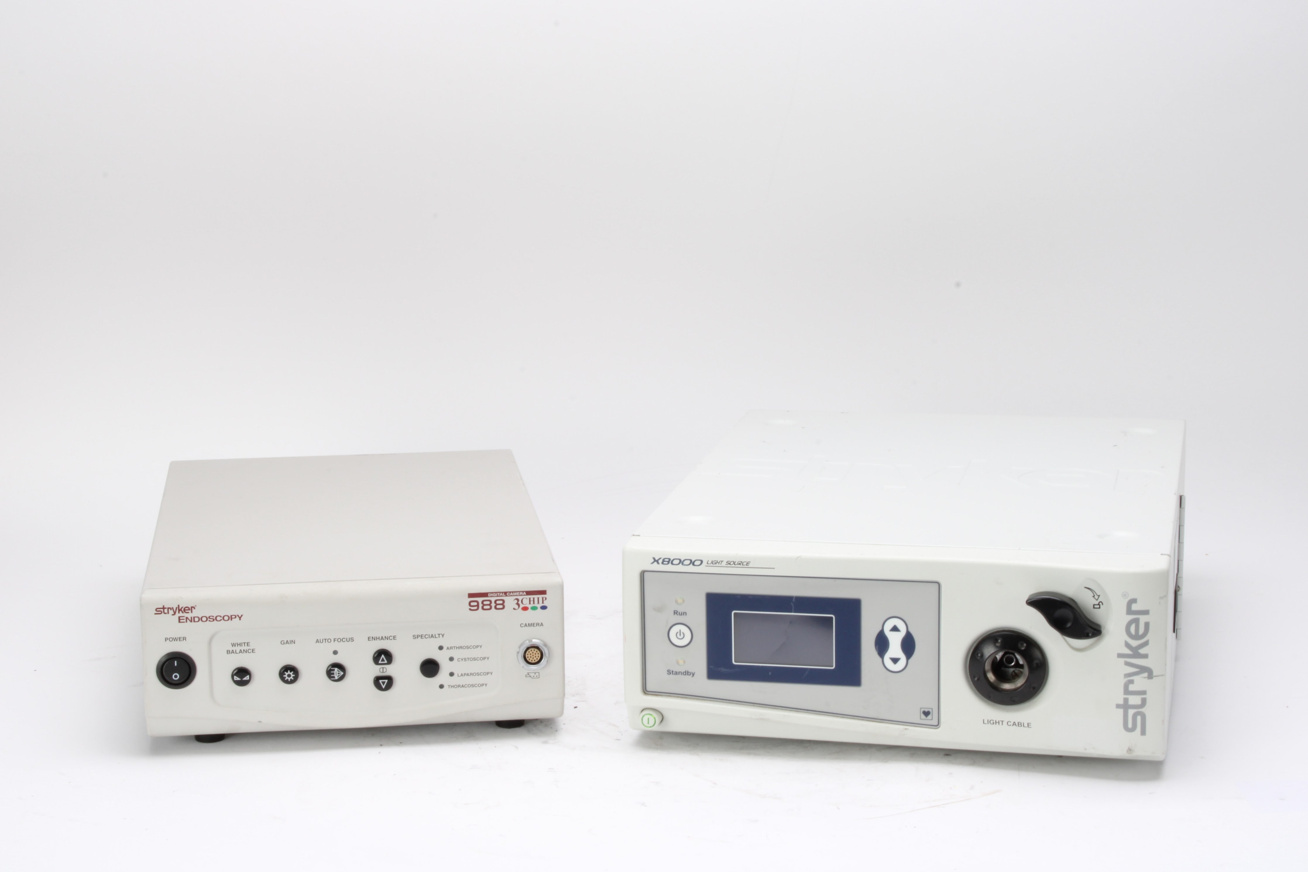 Stryker Endoscopy 988 Digital Camera Unit With Stryker X8000 Light Sou ...