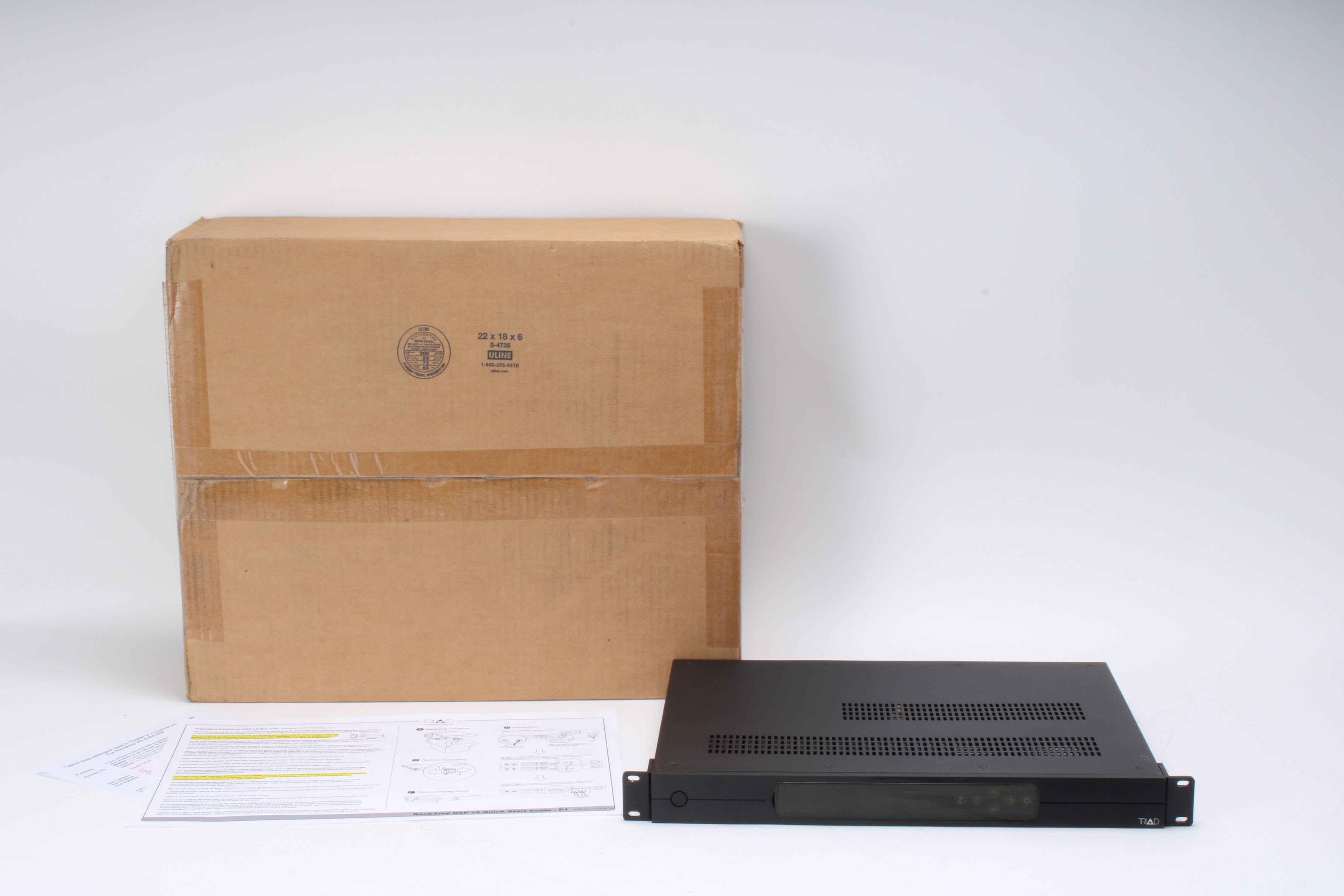 Triad RackAmp 350 DSP v2 Single Channel 350W Subwoofer Amplifier W/ Or ...