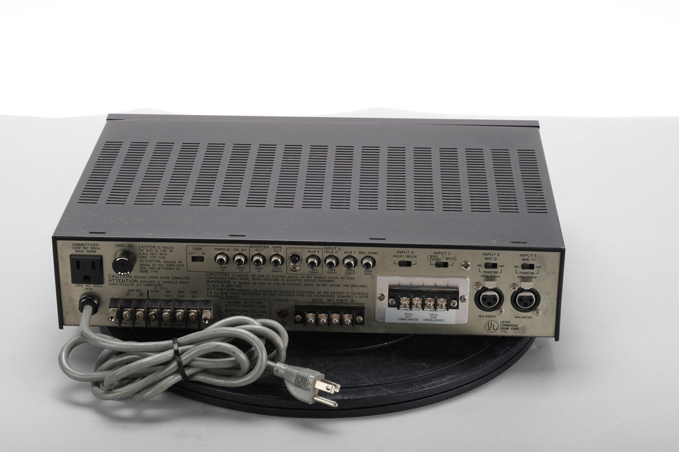 Toa A-512A Audio Amplifier / Mixer - Fair Condition – NTC Tech