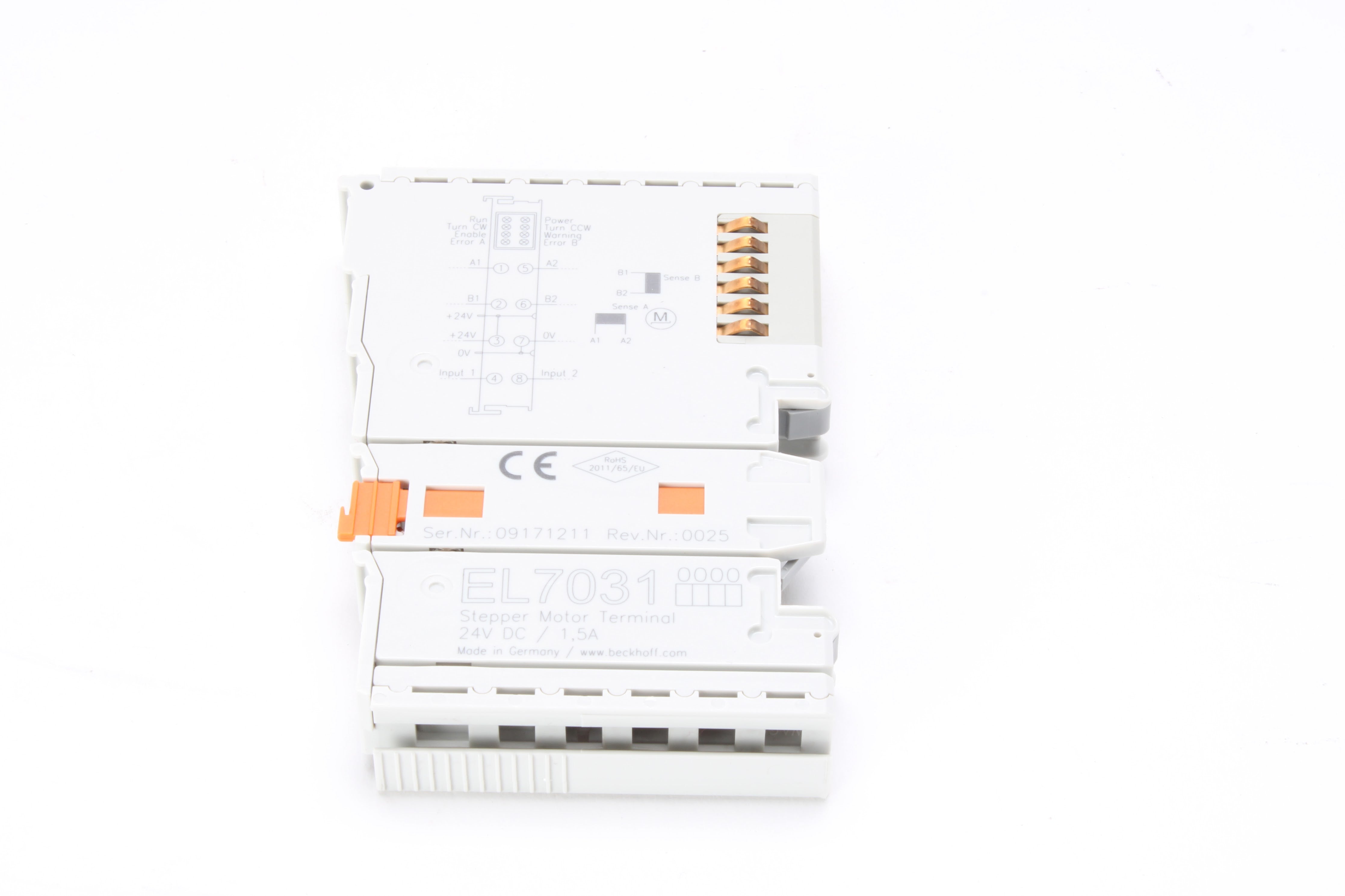 Beckhoff EL7031 Stepper Motor Terminal 24V DC – NTC Tech