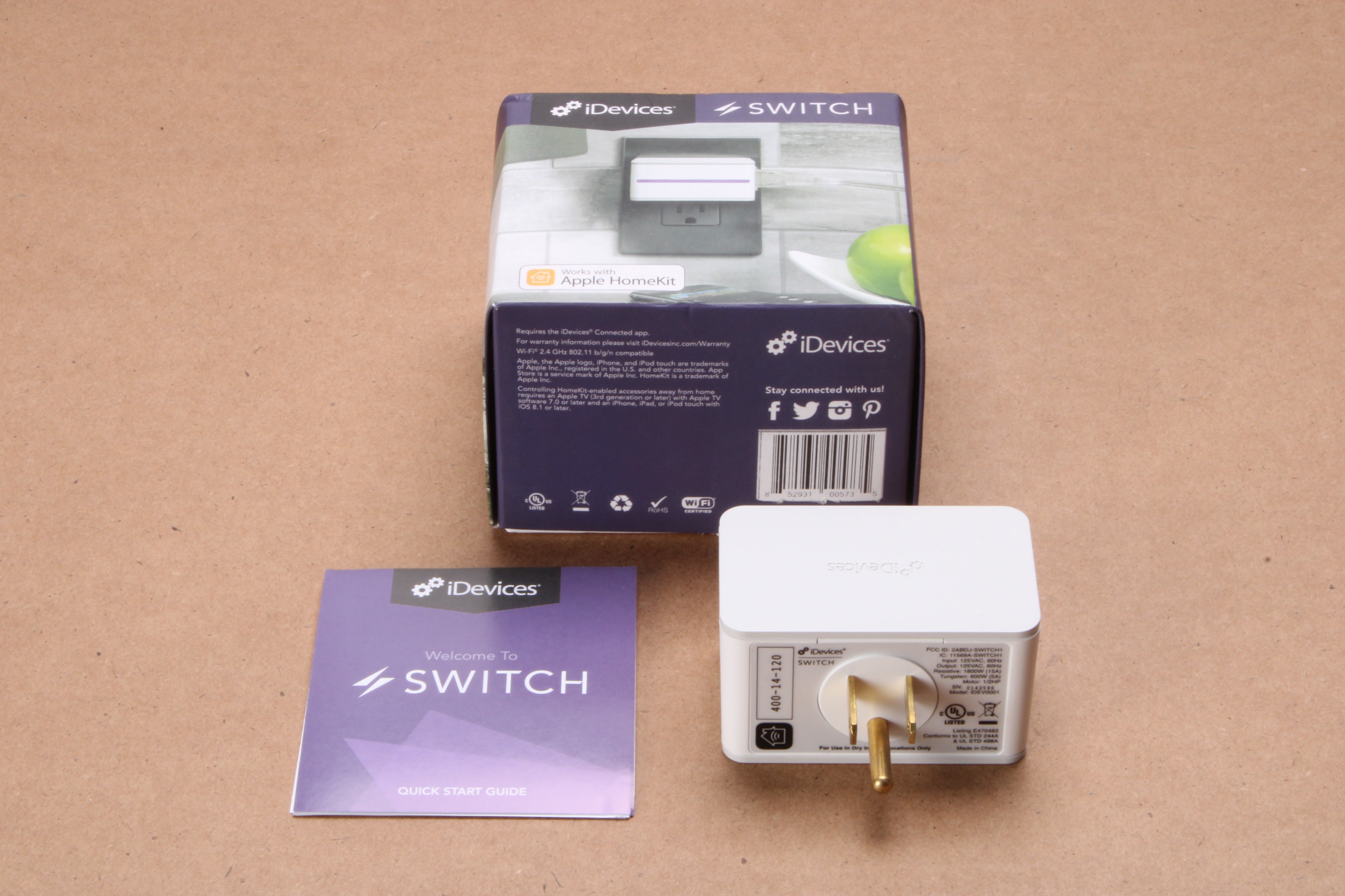 iDevices IDEV0001 Wi-Fi Smart Switch With Original Box – NTC Tech