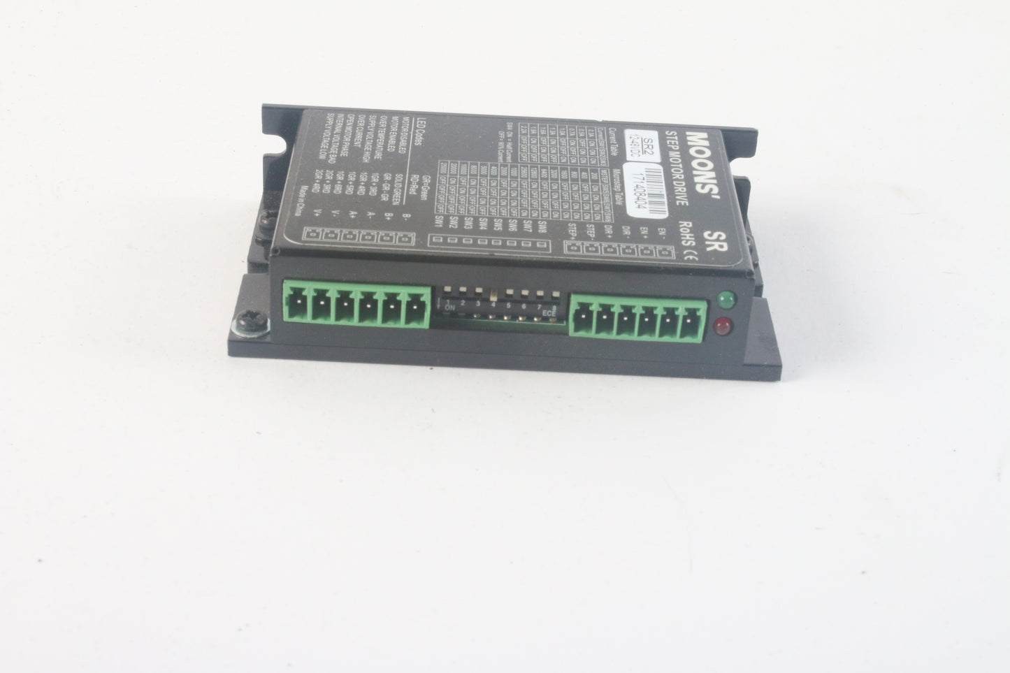 Moons SR2 Step Motor Drive / Stepper Motor Driver / 12-48VDC Two Phase – NTC Tech