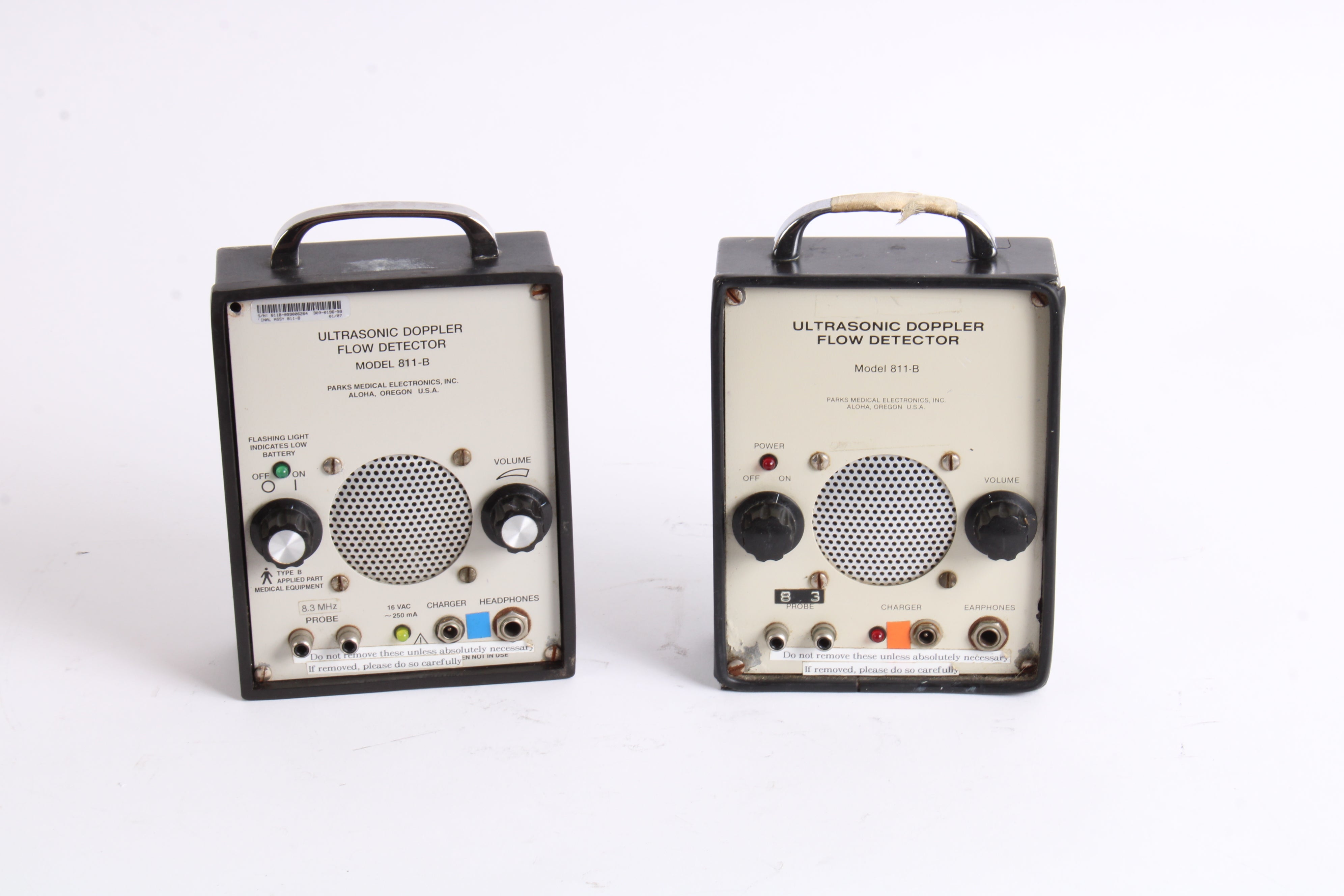 Parks Medical 811-B Ultrasonic Doppler Flow Detector Lot of 2 AS IS ...