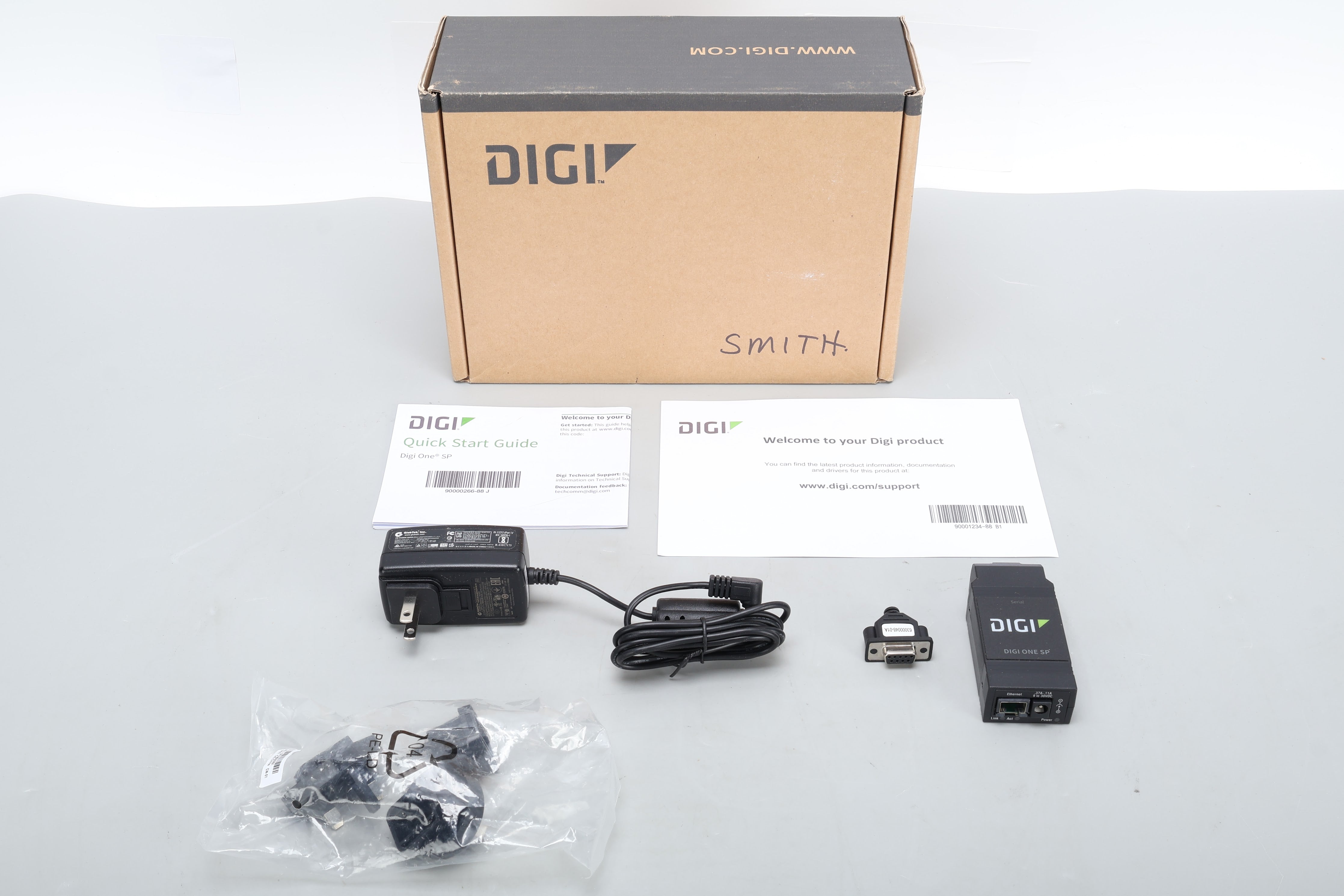 Digi 70001851 One SP Worldwide Device Server With Power Supply and Box ...