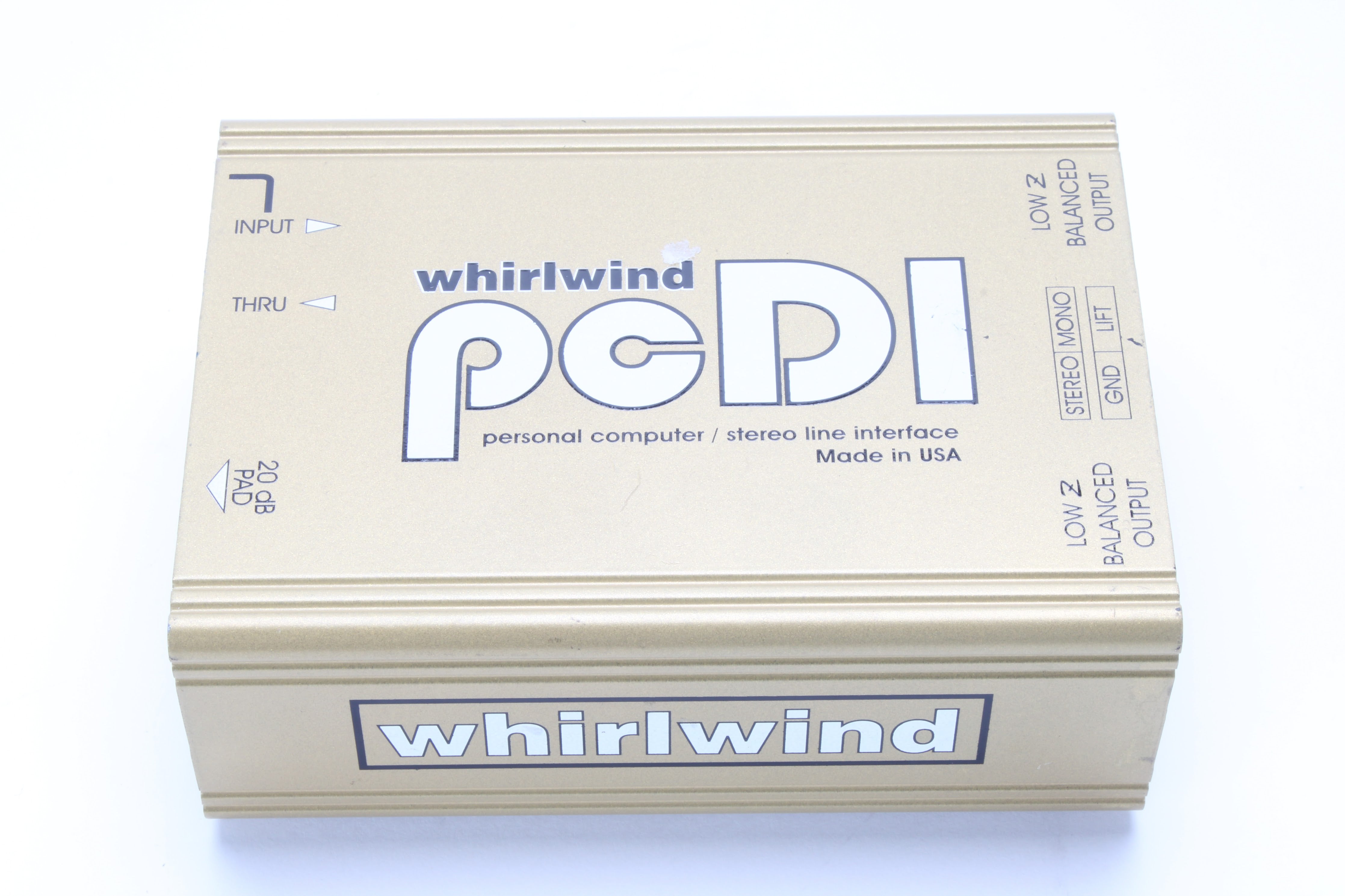 Whirlwind PCDI Passive Double Direct Box With RCA - Grade D – NTC Tech