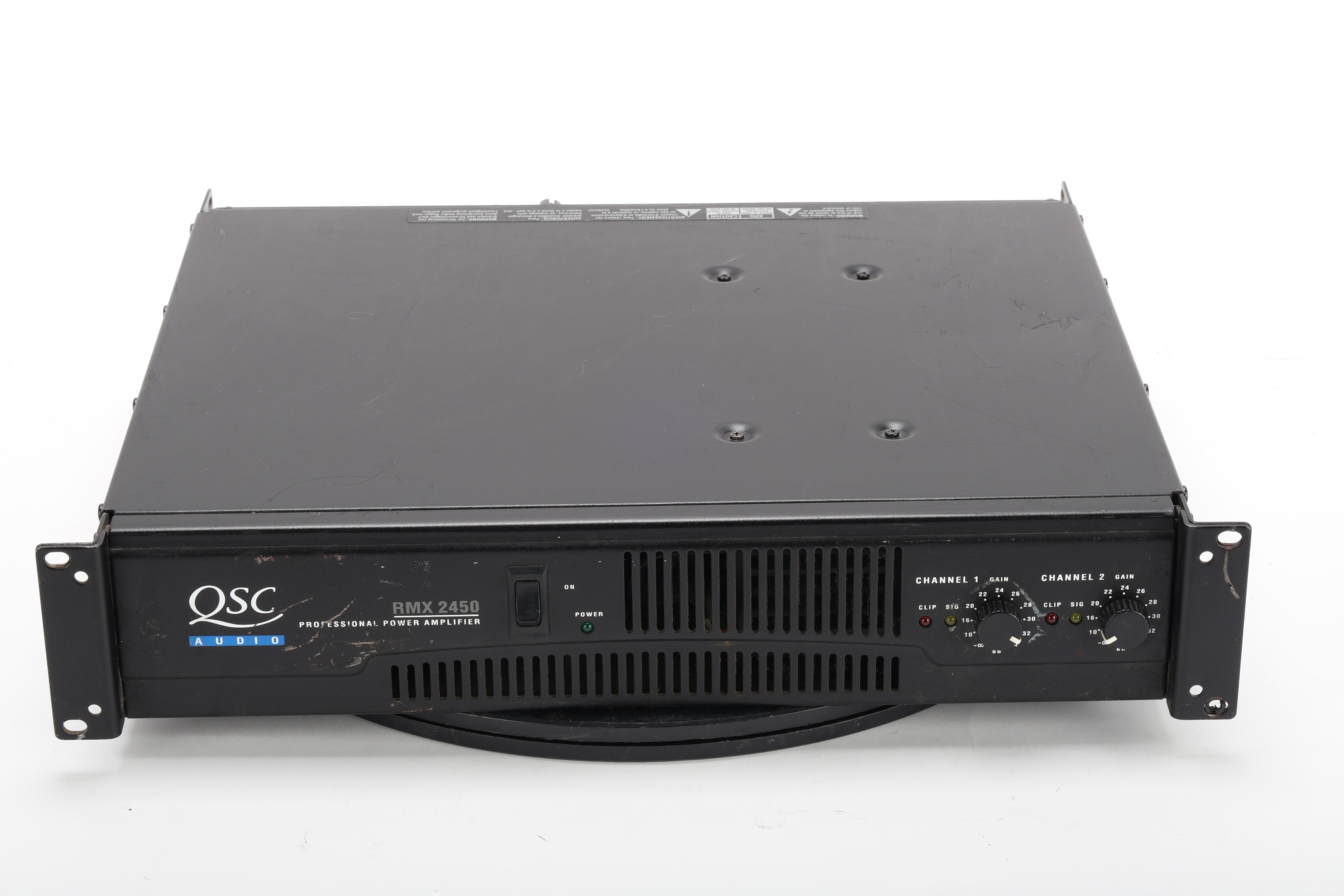 QSC RMX 2450 2 Channel Professional Power Amplifier - Fair Condition ...