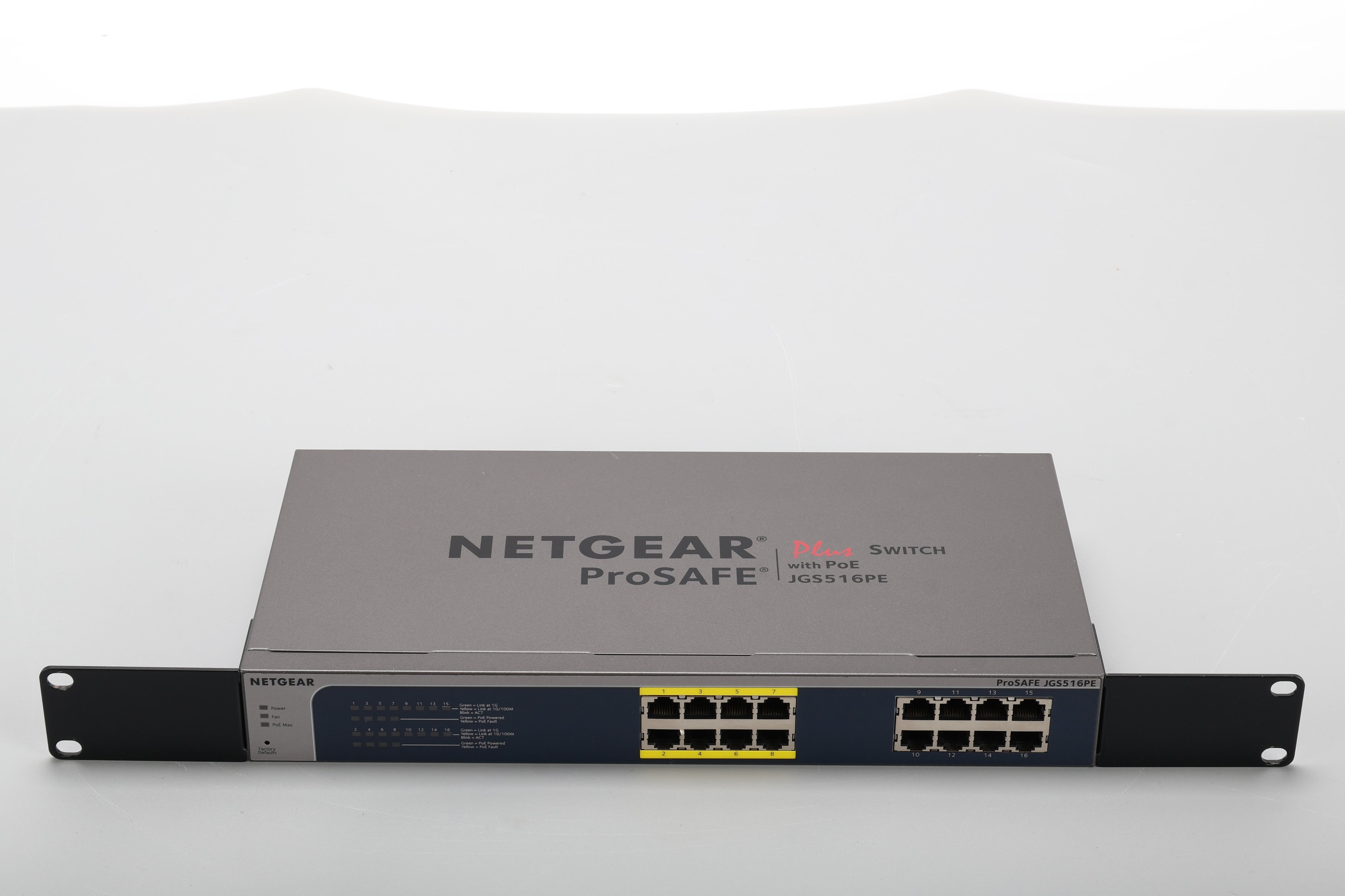 Netgear JGS516PE 16-Port Gigabit Ethernet Managed Network Switch - Fai ...
