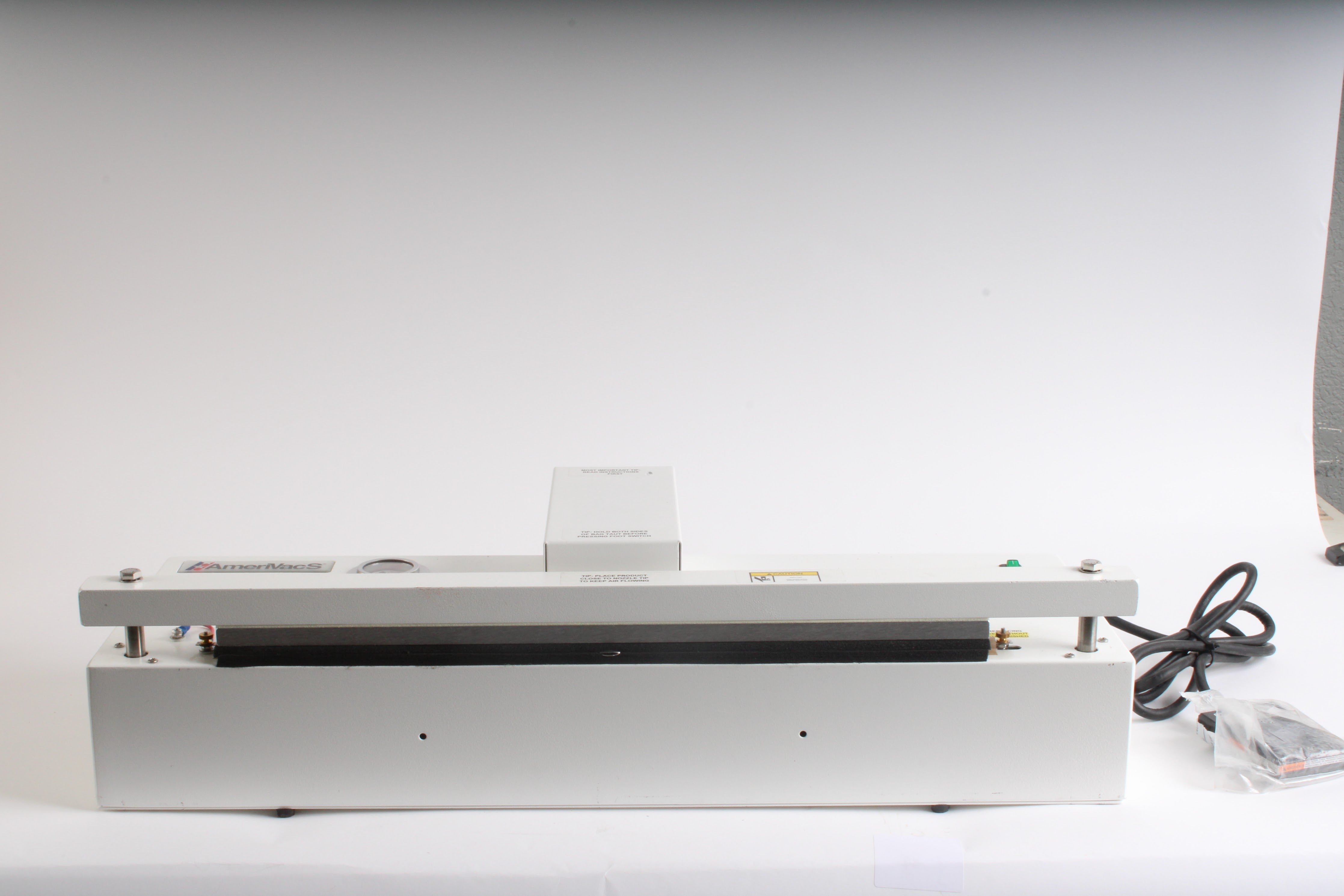 AmeriVacs AVS-20 Retractable Nozzle Vacuum Sealer With Foot Pedal – NTC ...