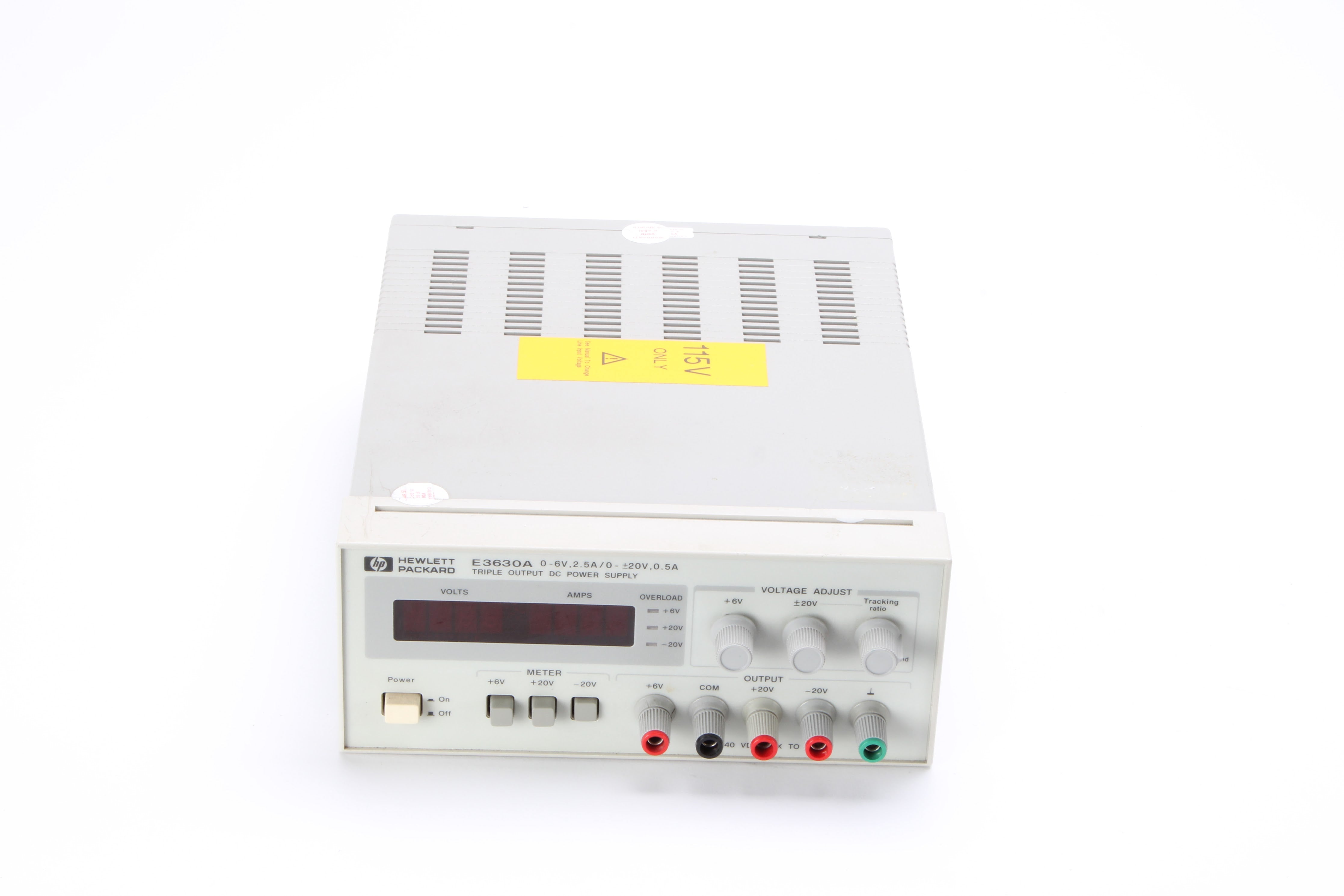 HP E3630A Triple Output DC Power Supply 0-6V, 2.5A/0- (-20/20),0.5A ...