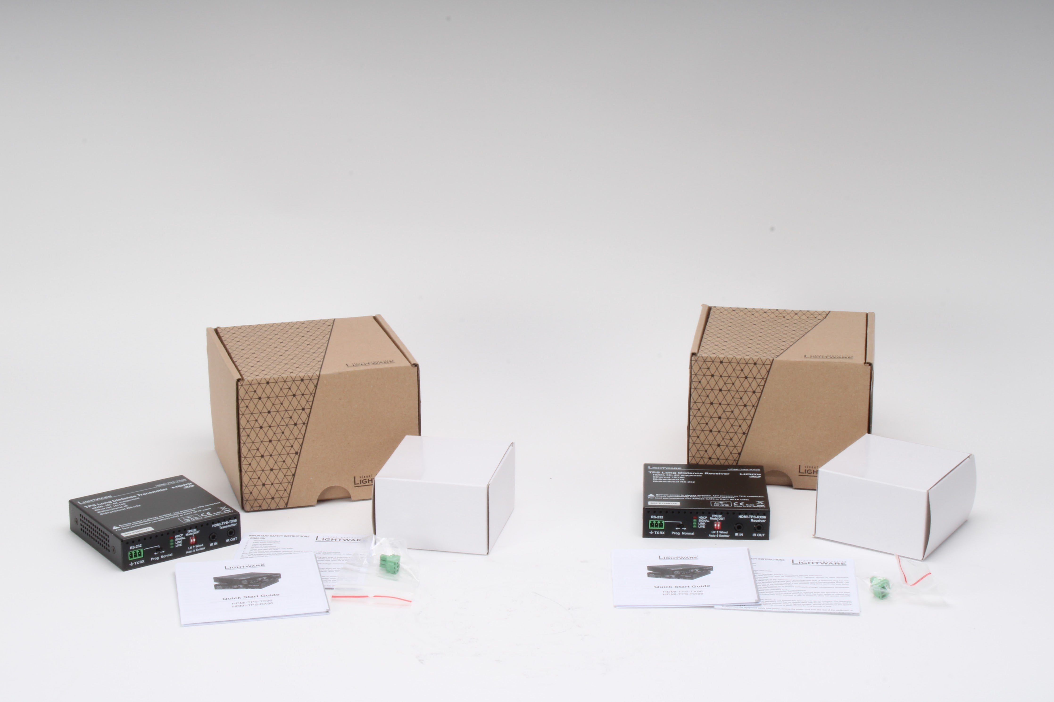 Lightware HDMI-TPS-RX96 & HDMI-TPS-TX96 TPS Extenders - New Open Box ...
