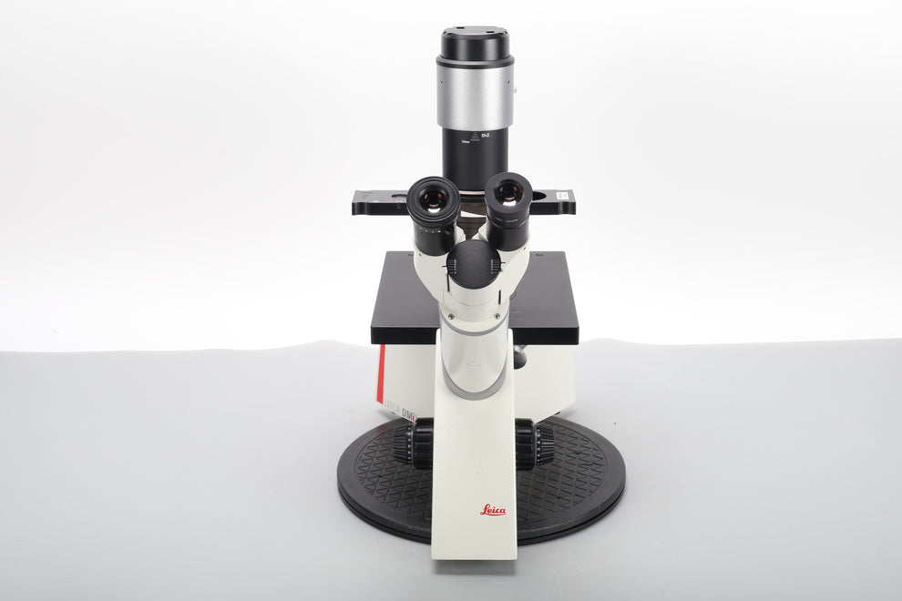 Leica DMi1 Inverted Microscope w/ N PLAN 5x, HI PLAN 10x, 20x Objectiv ...